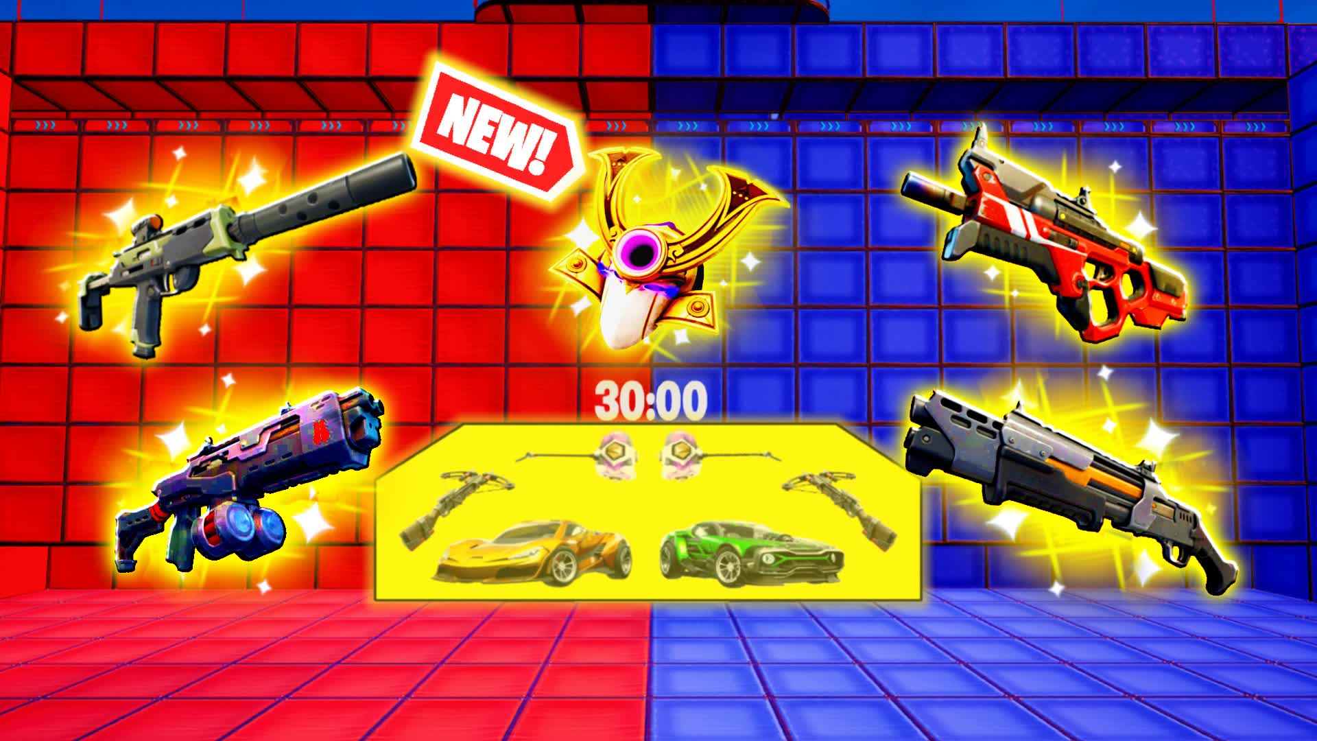 Crazy Red vs Blue Hero🔴🔵 1543-8446-2406 by brko - Fortnite Creative Map ...