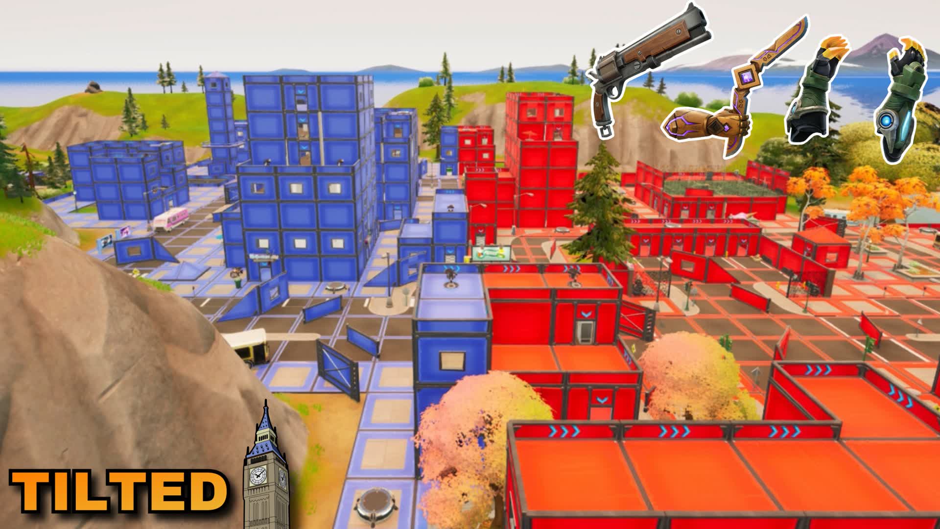 Tilted RED VS BLUE 🆕 8755-0121-9064 by abd8x - Fortnite Creative Map Code - Fortnite.GG