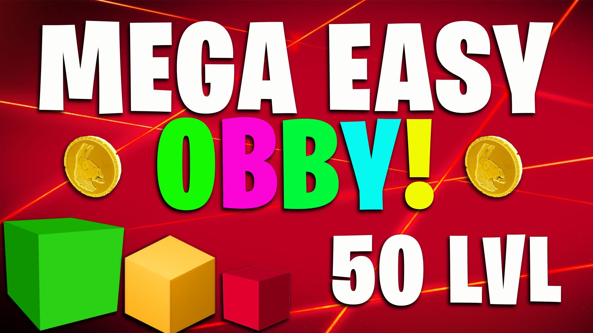 50 LVL MEGA EASY OBBY 3791-1929-0988 by g1dds - Fortnite Creative Map ...