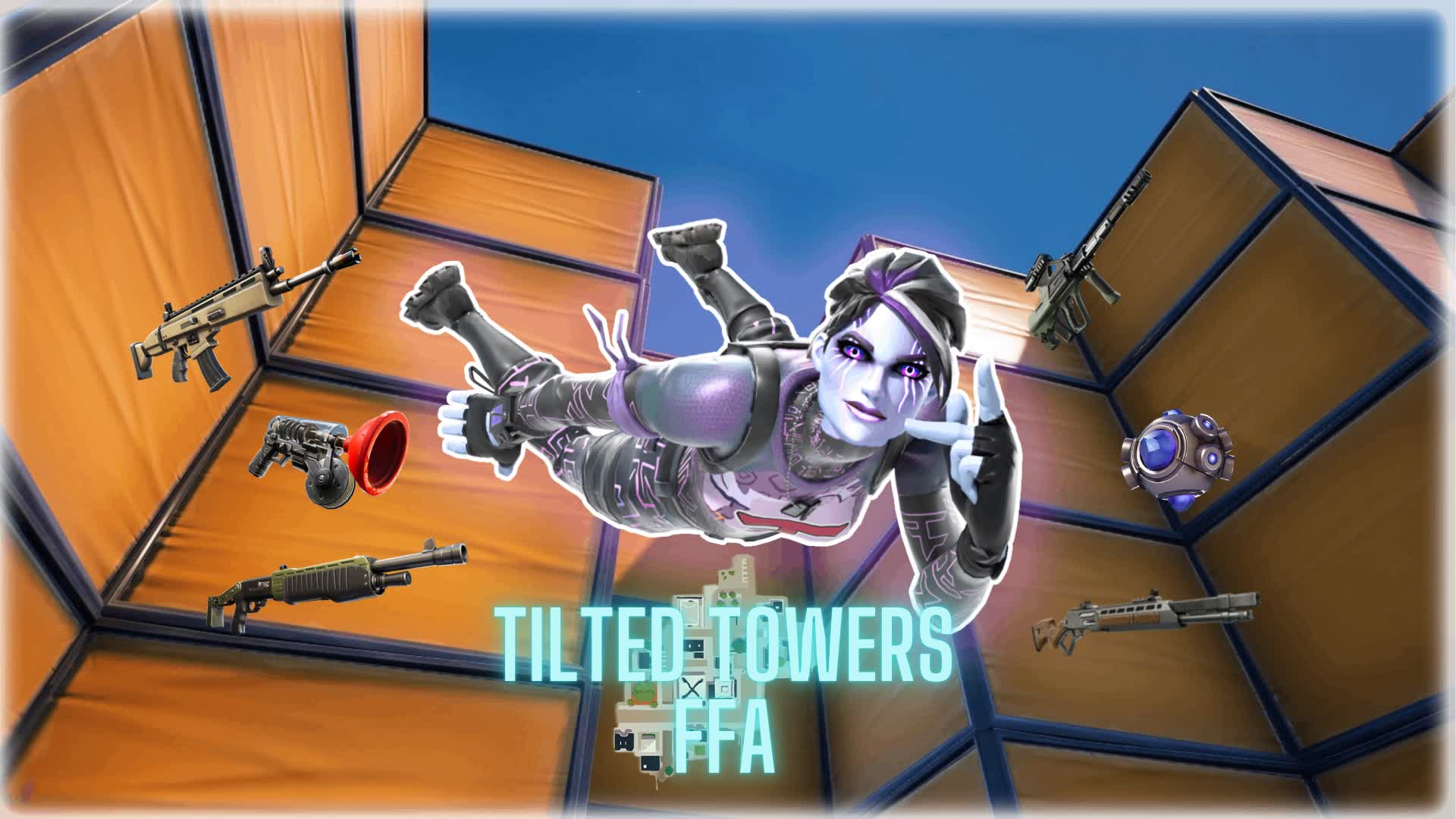 Pit FFA (Tilted Towers) 7253-4909-3483 by uisnowy - Fortnite Creative Map Code - Fortnite.GG