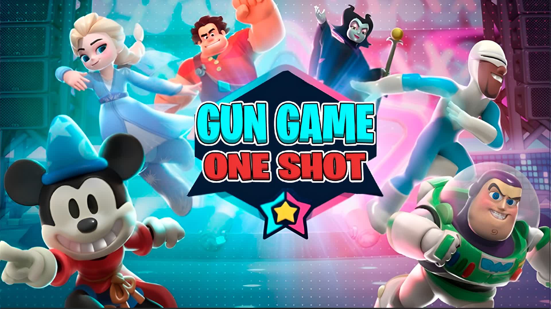 🏰 DISNEY GUN GAME ONE SHOT🎯 6964-3864-2260 by hannauwu - Fortnite ...