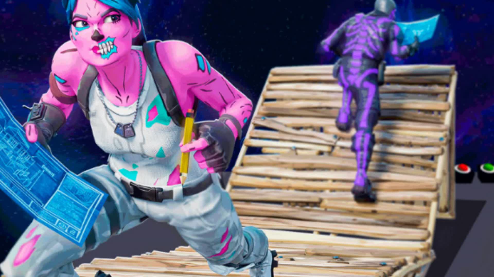 Pxlarized 1v1 high frames 4303-5965-3172 by 1a234 - Fortnite Creative Map Code - Fortnite.GG