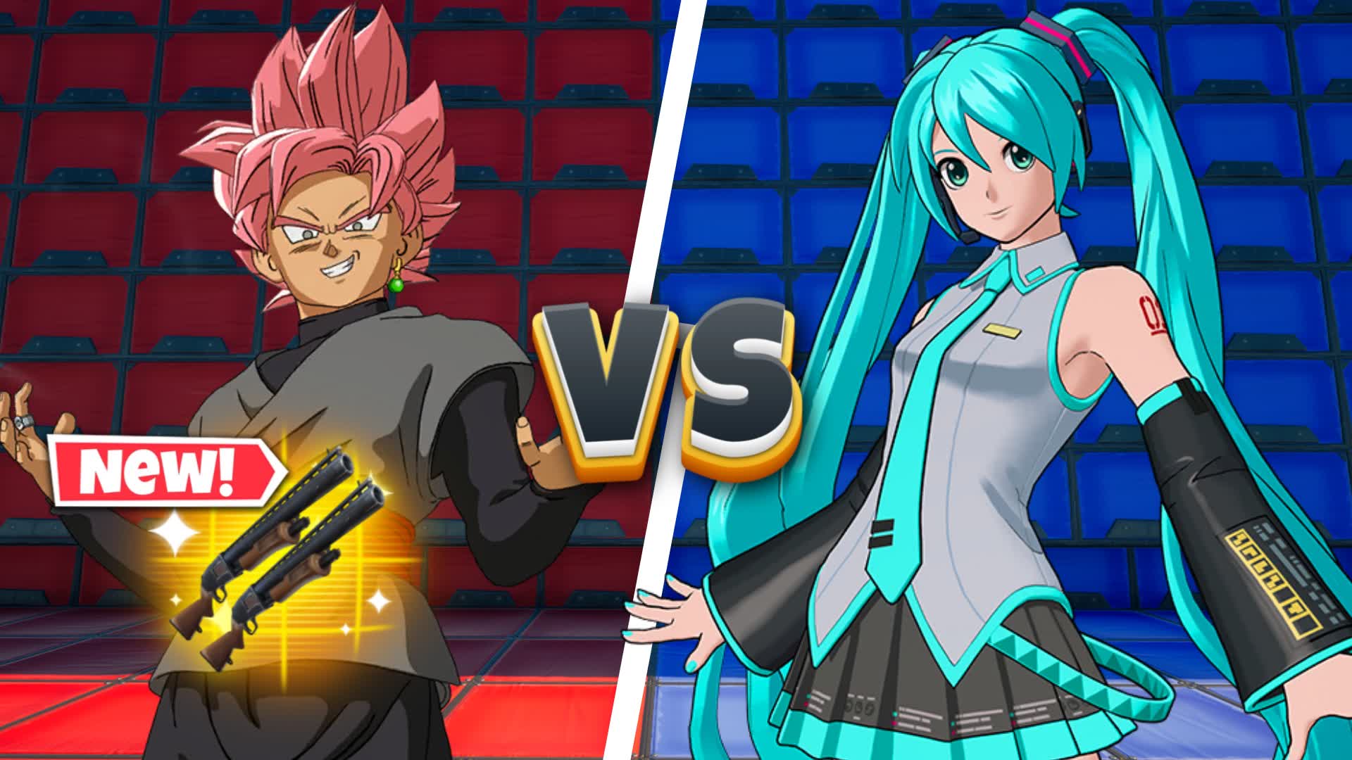 GOKU VS HATSUNE MIKU - RED VS BLUE 🔴🔵 0016-2752-1758 by midask1vanc ...