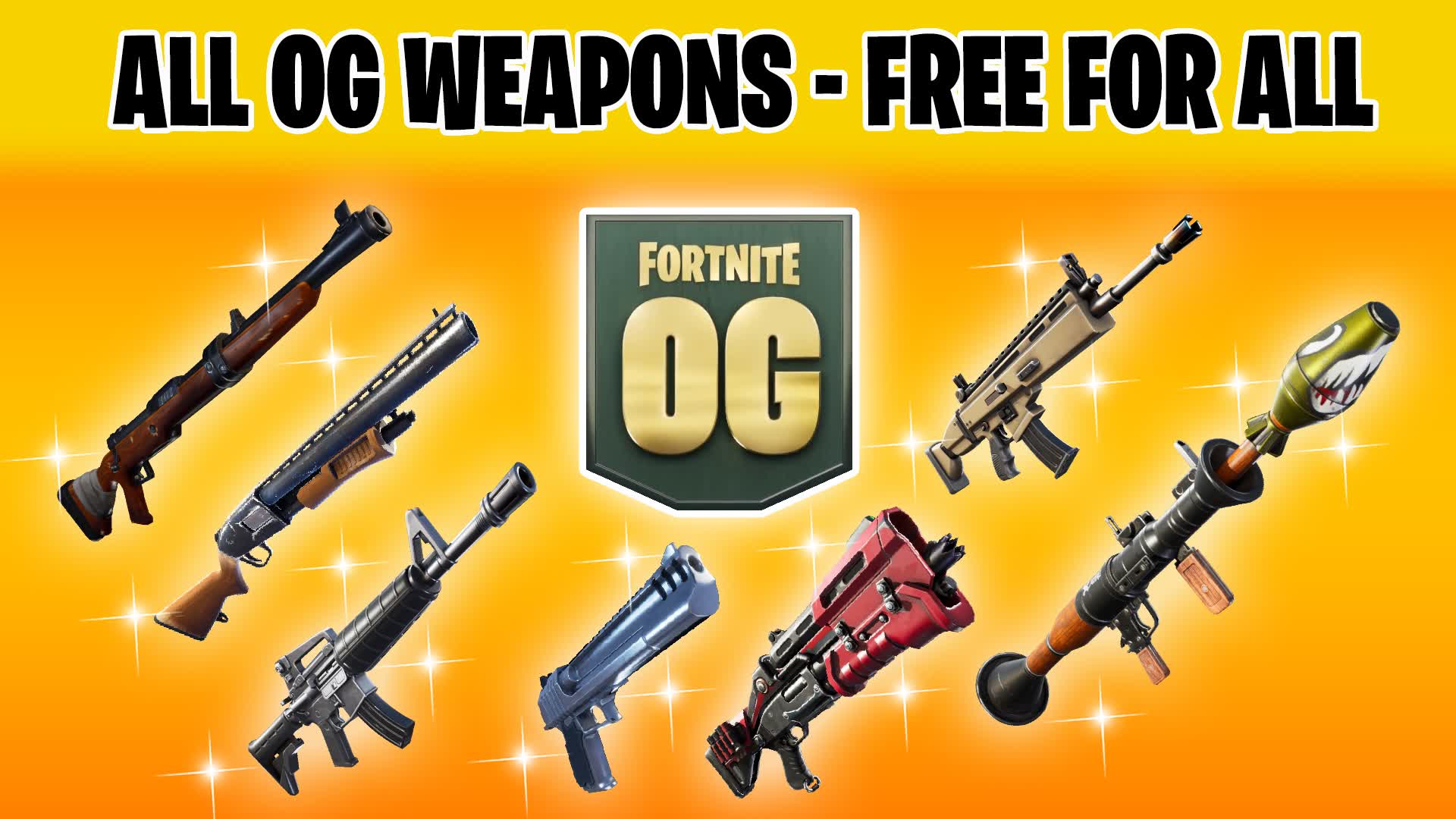 All OG Weapons - Free For All 3127-3369-0009 by lafowl - Fortnite ...