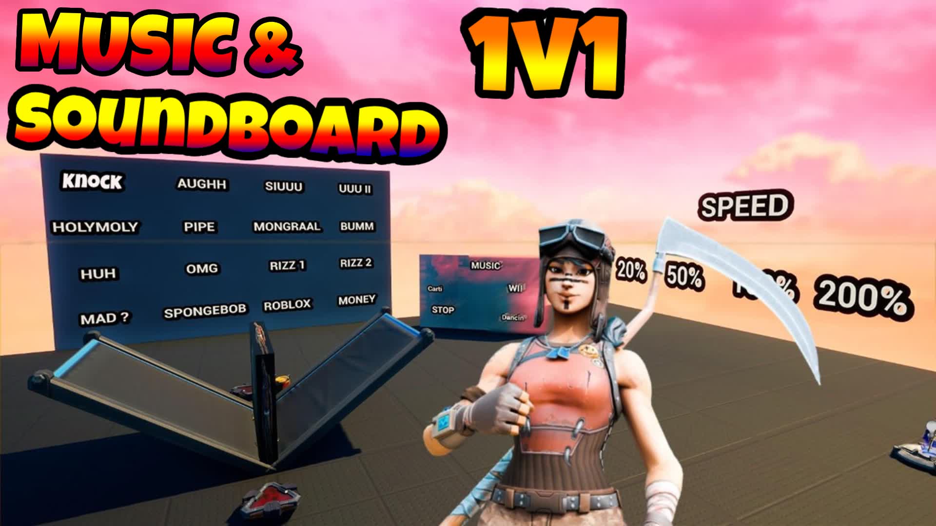 ⭐ SOUND BOARD & MUSIC 1V1 BUILD FIGHTS ⭐ 5224-2033-7889 by wambo - Fortnite Creative Map Code ...