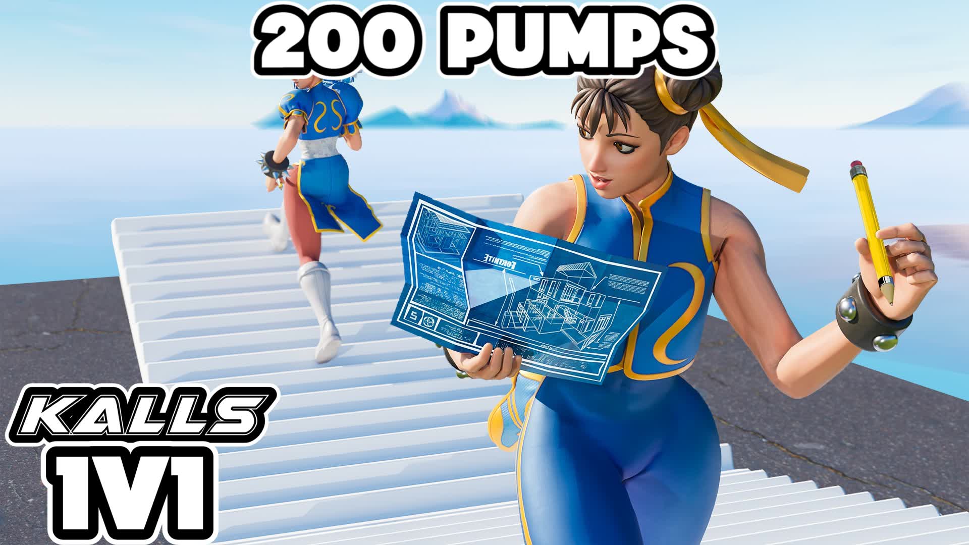 1V1 (200 PUMPS) 3136-3023-9572 by kalls - Fortnite