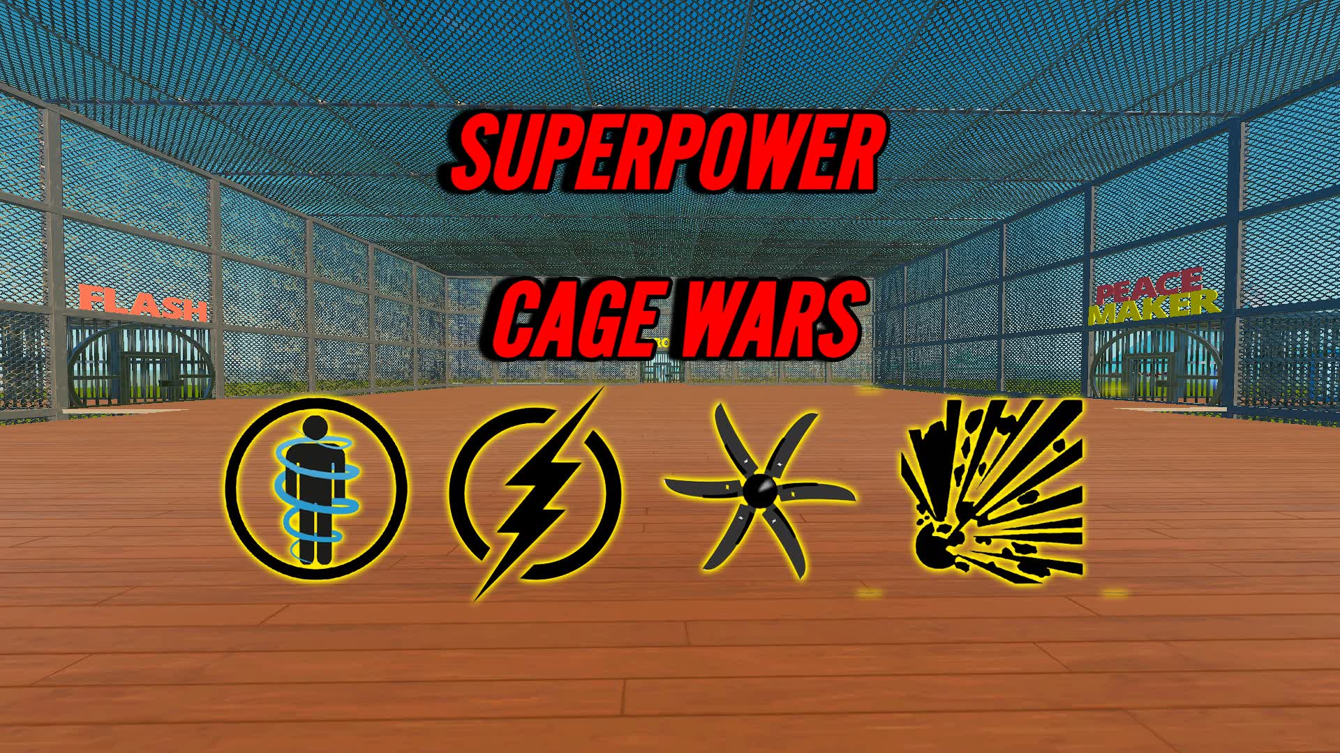 SuperPower Cage WARS 9910-9606-6800 by sotox - Fortnite Creative Map ...