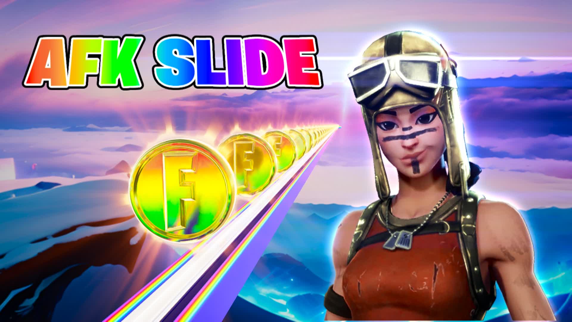 RAINBOW COIN SLIDE AND CHILL 8179-9347-4736 by pokegg - Fortnite ...