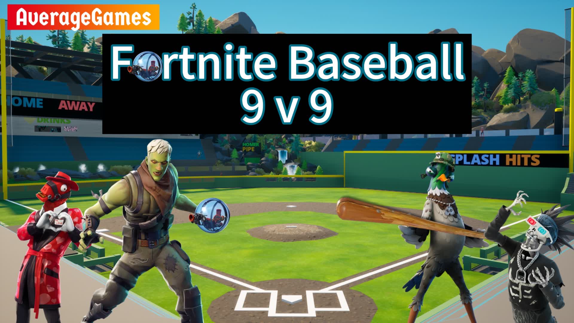 xaveragegamerx의 Fortnite Baseball | 9 v 9 |0.1.9| 1954-6125-1912 - 포트나이트