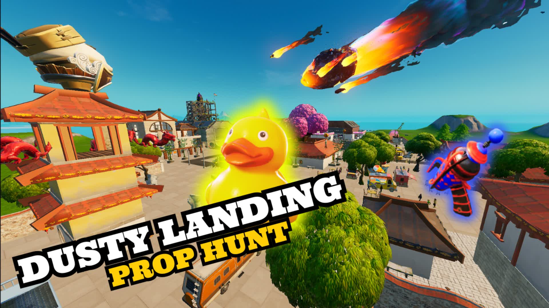 DUSTY LANDING PROP HUNT⭐⭐ 6423-0581-3733 by hcnqlf - Fortnite Creative Map Code - Fortnite.GG