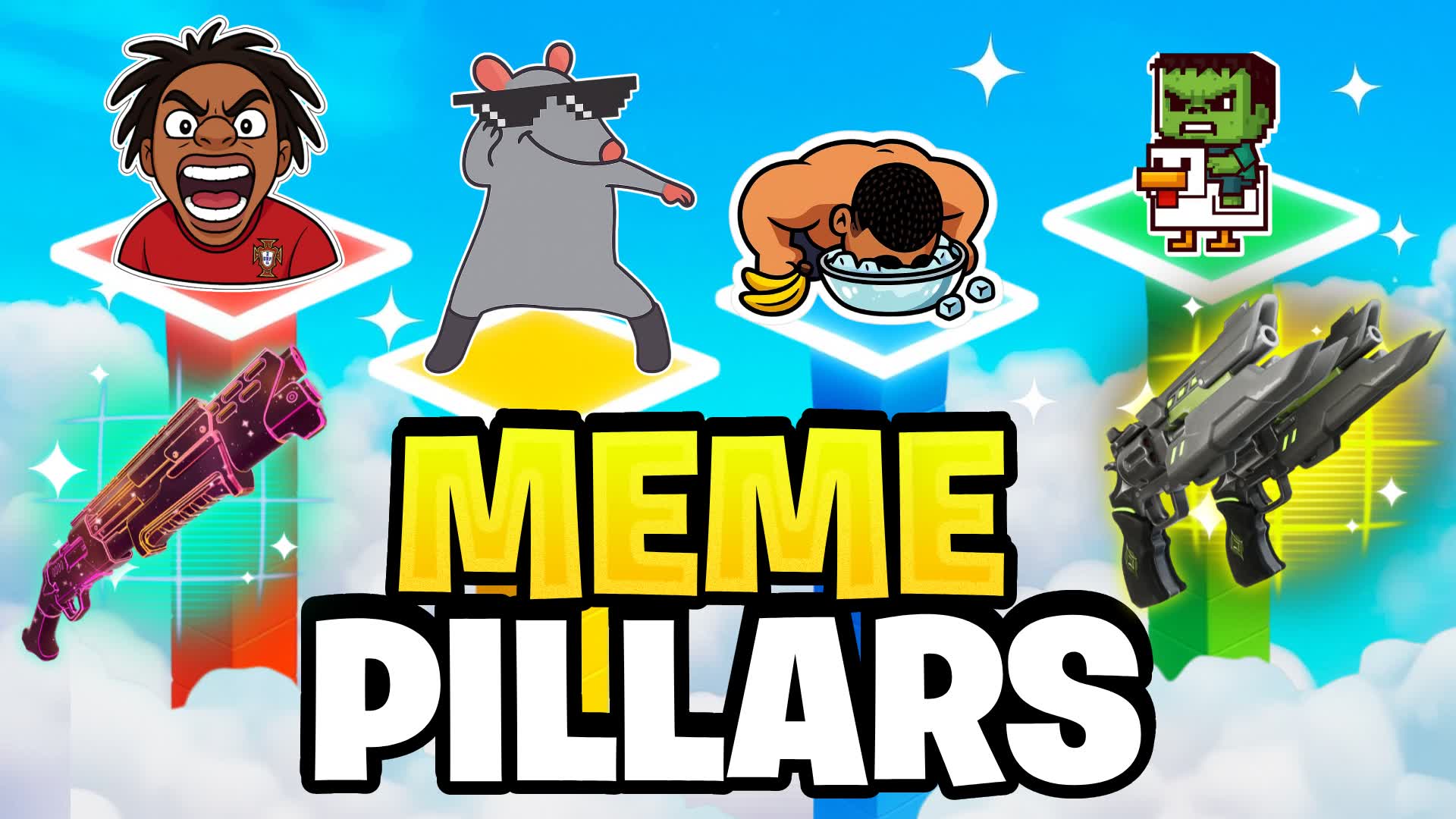 FUNNY MEME PILLARS! 😂 6045-7659-9152 by yexo - Fortnite
