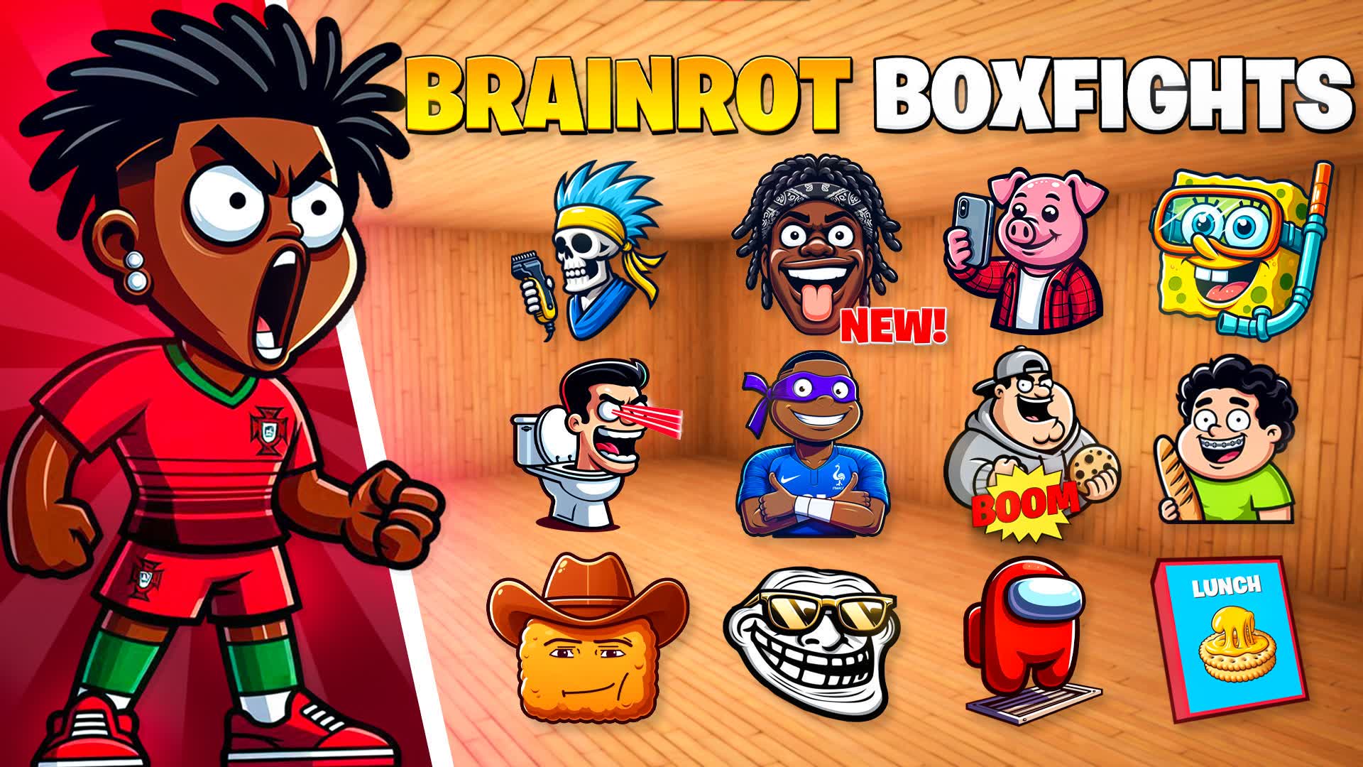 🧠 BRAINROT BOXFIGHT 8221-5006-8570 by chelofn - Fortnite Creative Map Code - Fortnite.GG