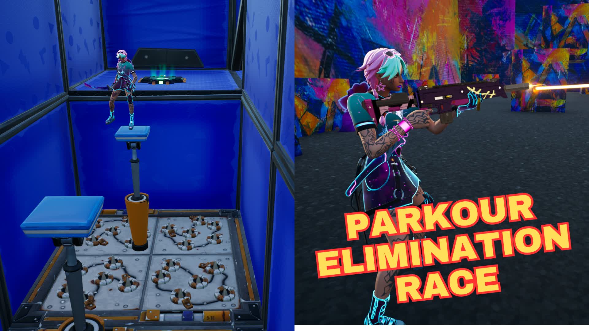 Parkour Elimination Race 9128-7093-3658 by maddiepotato - Fortnite ...