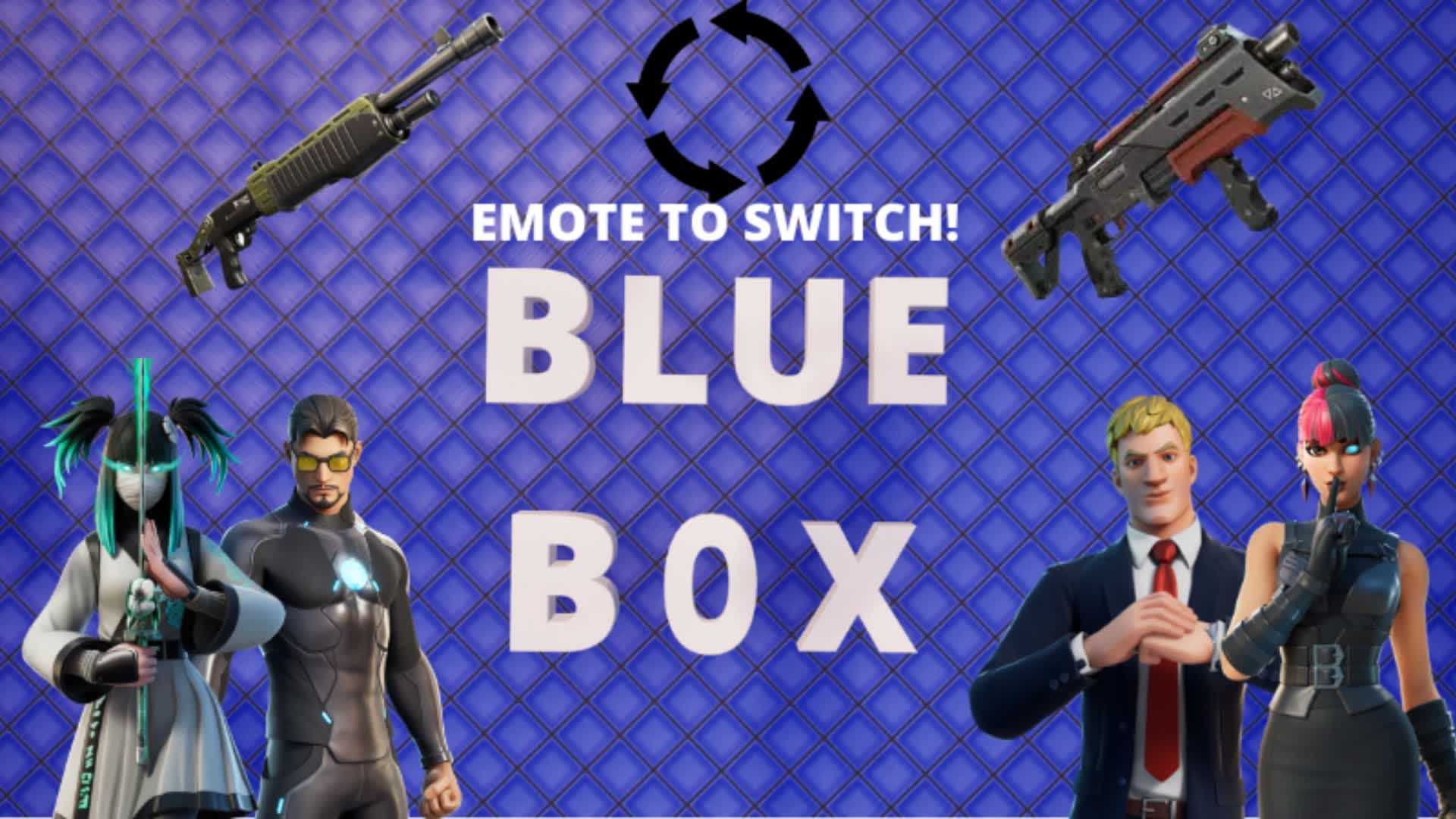 BLUE BOX FIGHT! - 5140-4146-2100 | Fortnite Zone