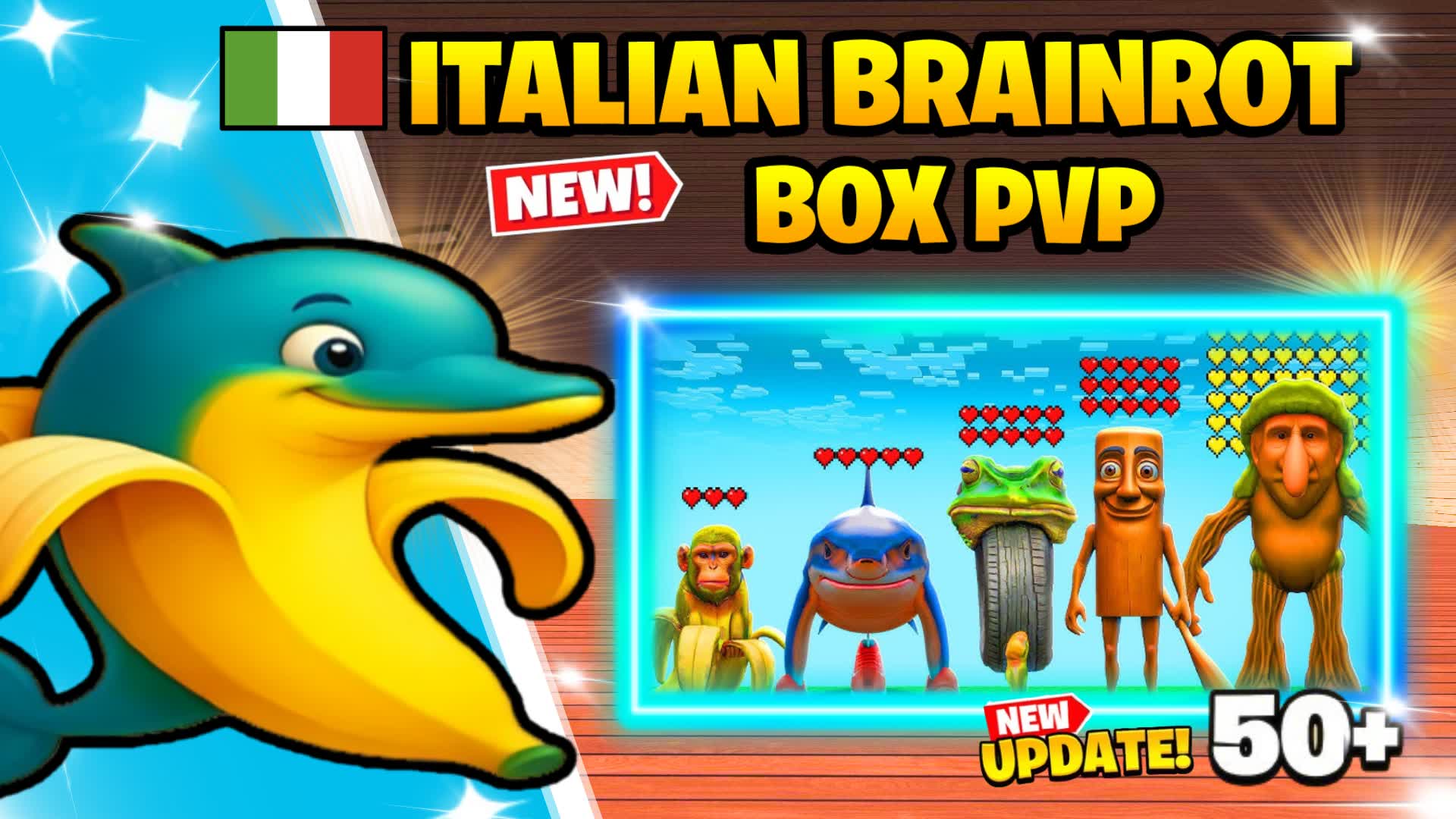🧠 ITALIAN BRAINROT BOX PVP 📦 1942-6562-5103 من ابتكار axxa - Fortnite