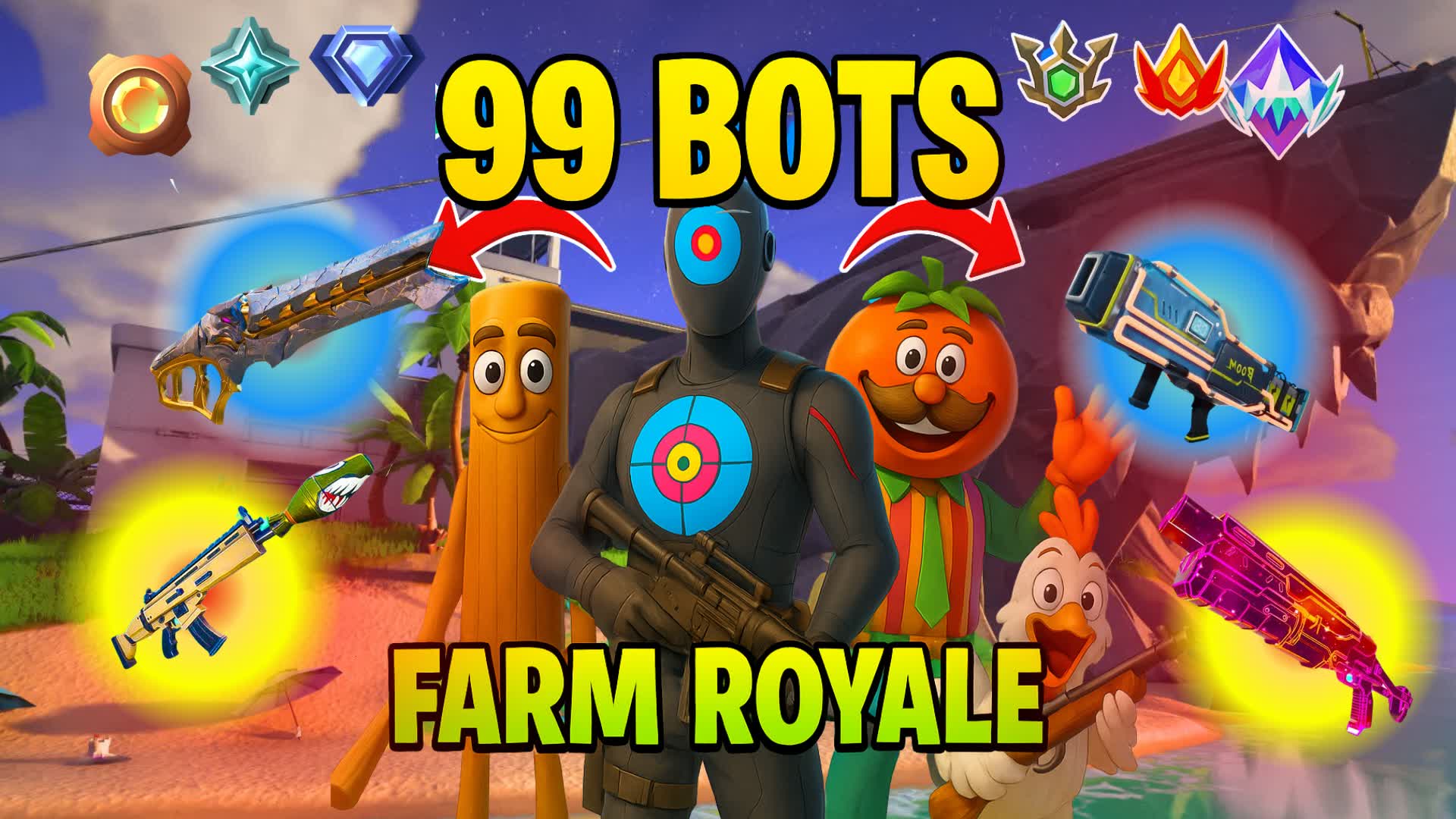 99 BOTS ⭐ THE SHARK EDITION 2336-0542-3131 by gammaz3d - Fortnite ...