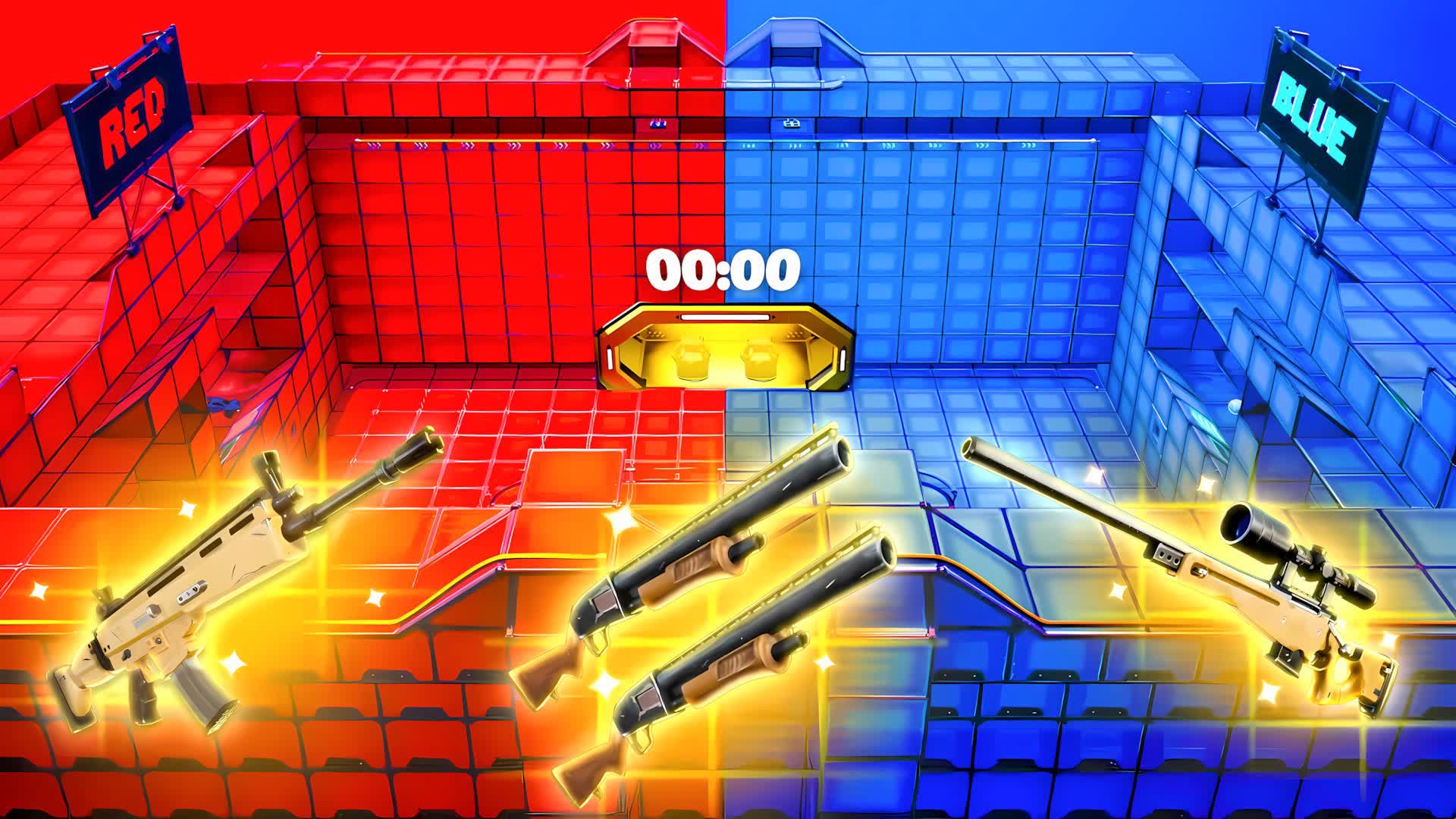 BASIC SECRETS - RED VS BLUE🔴🔵 6059-2924-2814 by wavewaps - Fortnite ...