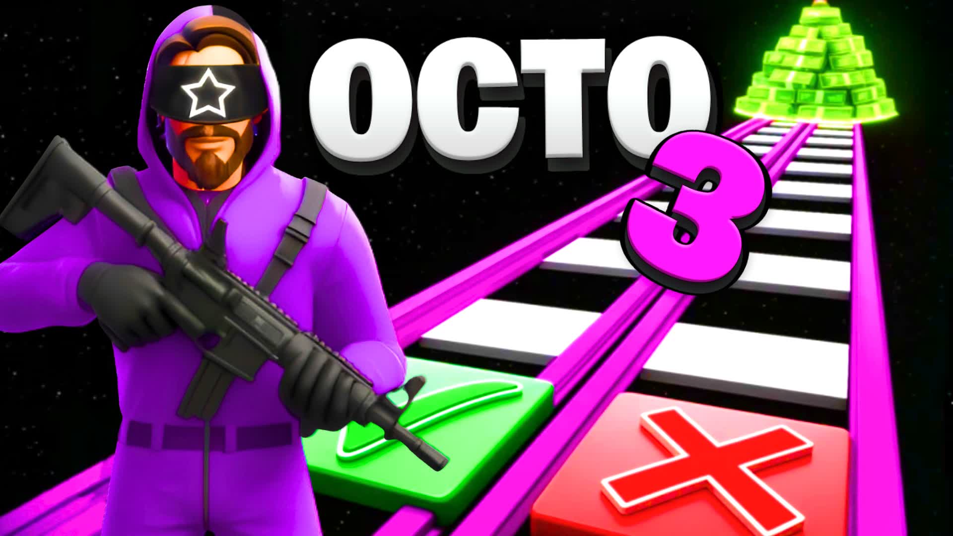 OCTO GLASS 3 octopus game 3477-6576-4983 by cardhu - Fortnite