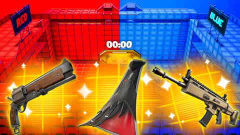 ROSSO PAZZESCO CONTRO BLU 🔴🔵 2367-4159-0716 di blessedmaps - Fortnite