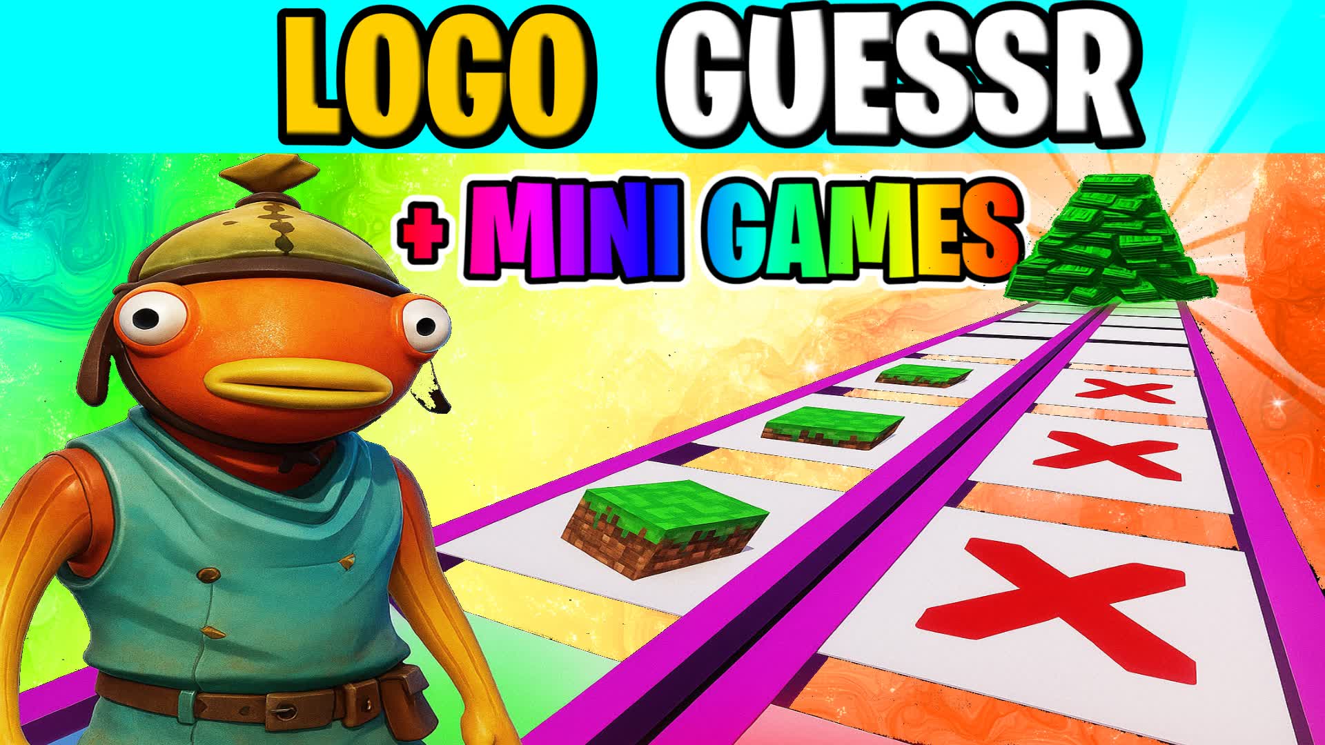 LOGO GUESSR 🔍MINI GAMES 4164-7413-6723 by mzuuzy - Fortnite Creative ...