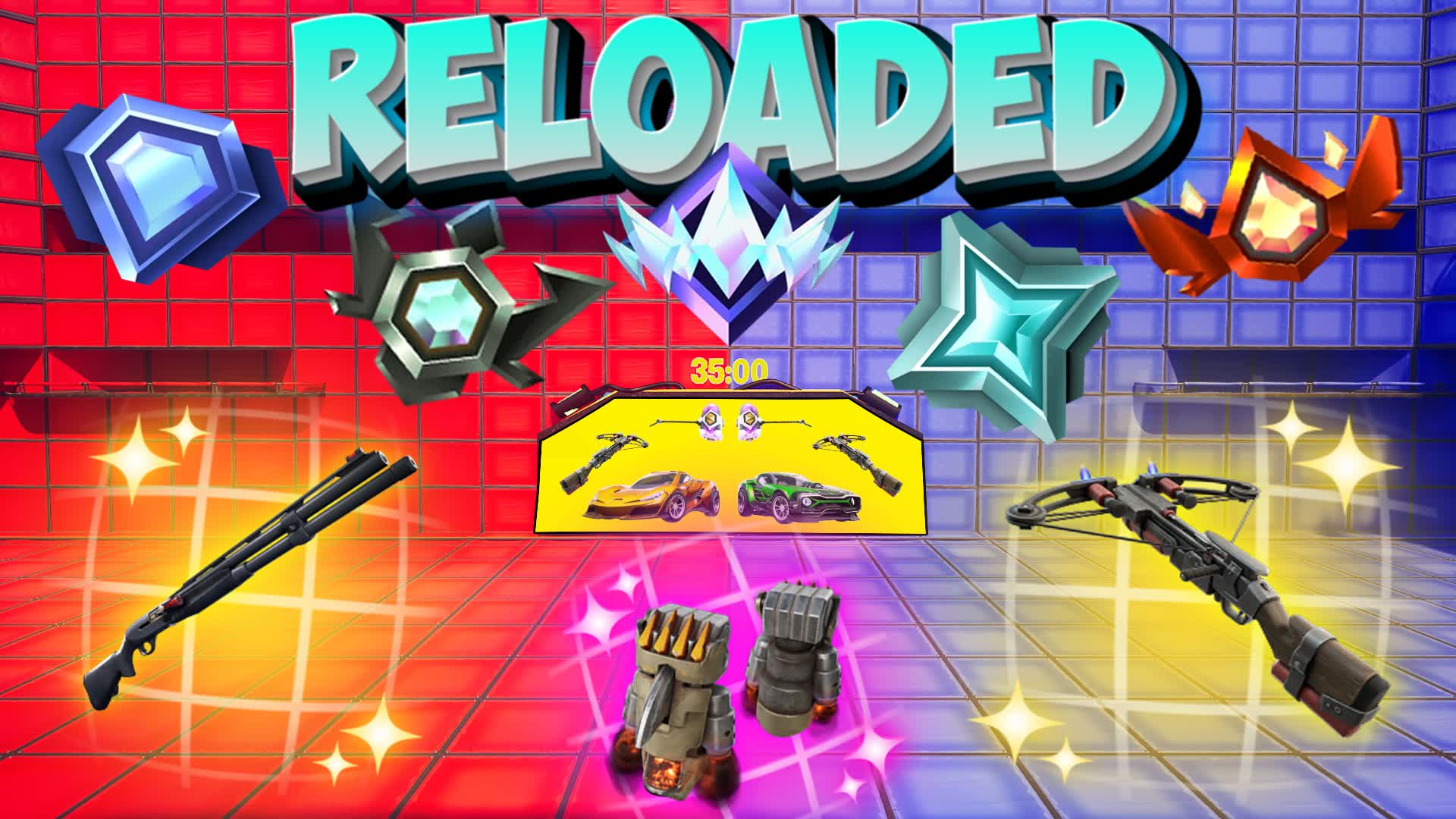 🔴RED VS BLUE🔵RELOADED 5522-0829-4715 by bambii88 - Fortnite Creative ...