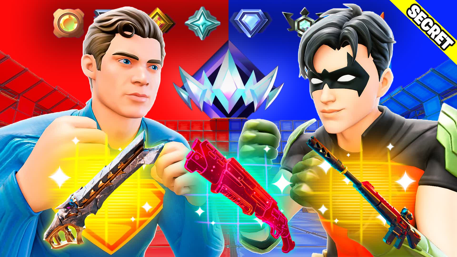 ULTRA SUPERMAN VS ROBIN RED VS BLUE🔴🔵 1655-3523-5997 by amazingmaps ...