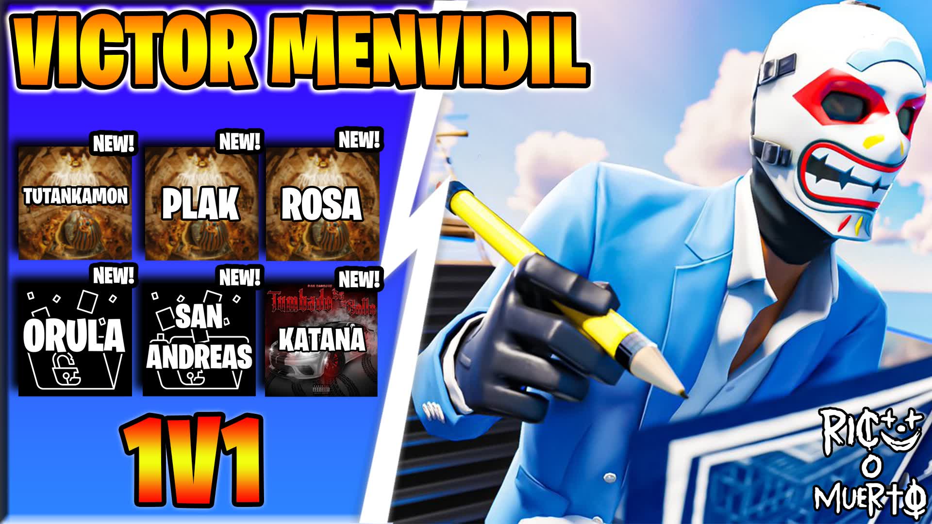 VICTOR MENDIVIL 1V1 - REBEL🔥🎵 4195-3004-4270 by rebelvrg - Fortnite