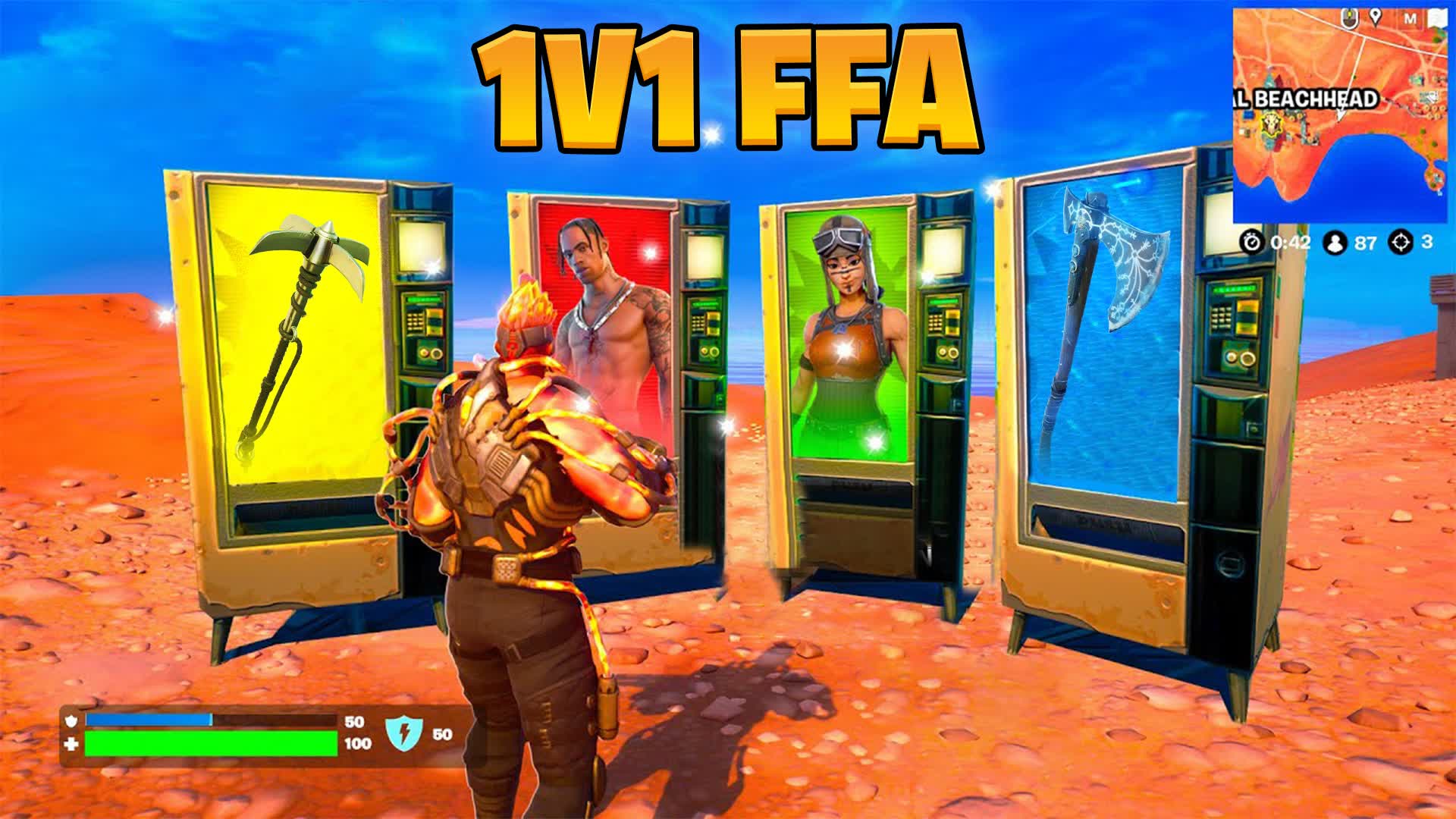 SKIN VS PICKAXE FFA 🔫 4696-8614-3736 by lethimcook - Fortnite Creative Map Code - Fortnite.GG