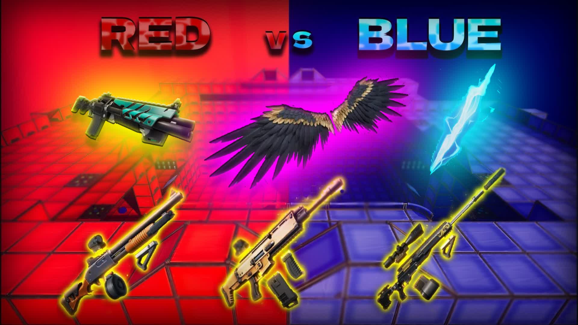 NEWEST RED VS BLUE🔴🔵 – TEAM DEATHMATCH 3938-2004-8074 by krustenkaese4 ...