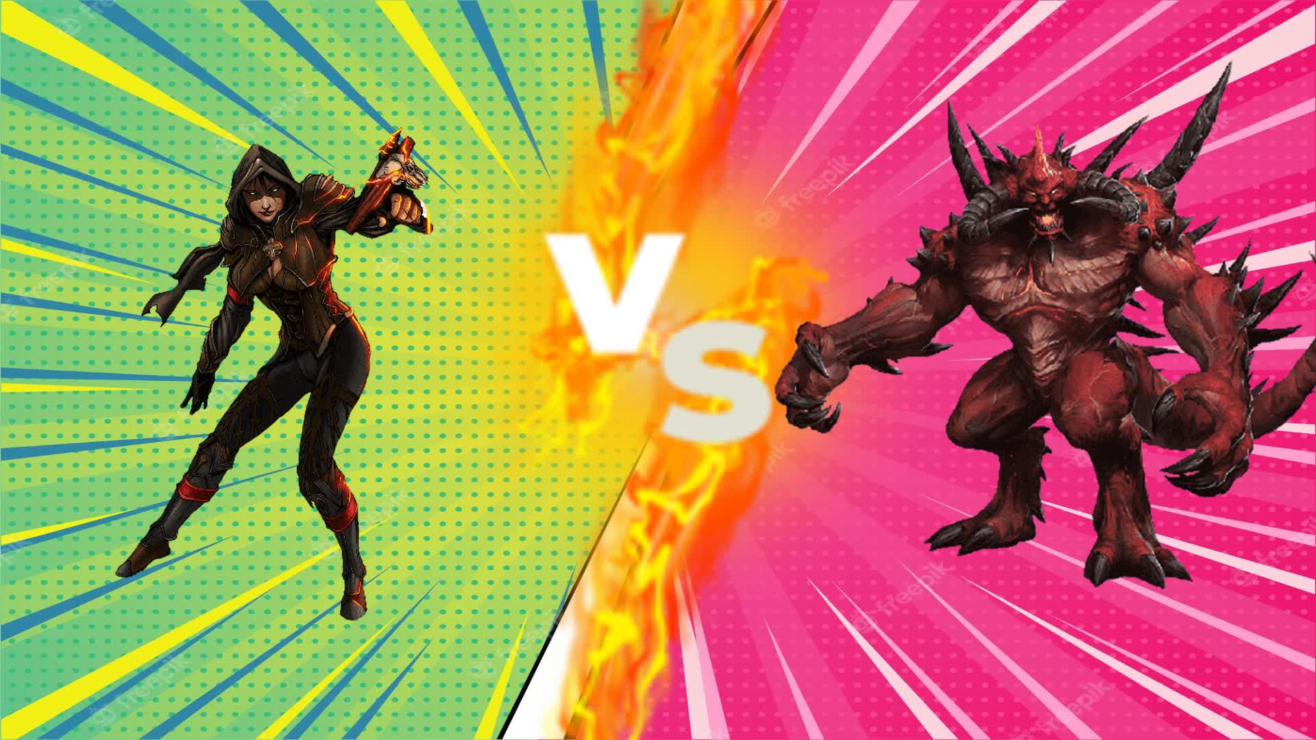 🏹Hunter vs 👹Diablo 3238-7984-9263 by czz - Fortnite Creative Map Code ...