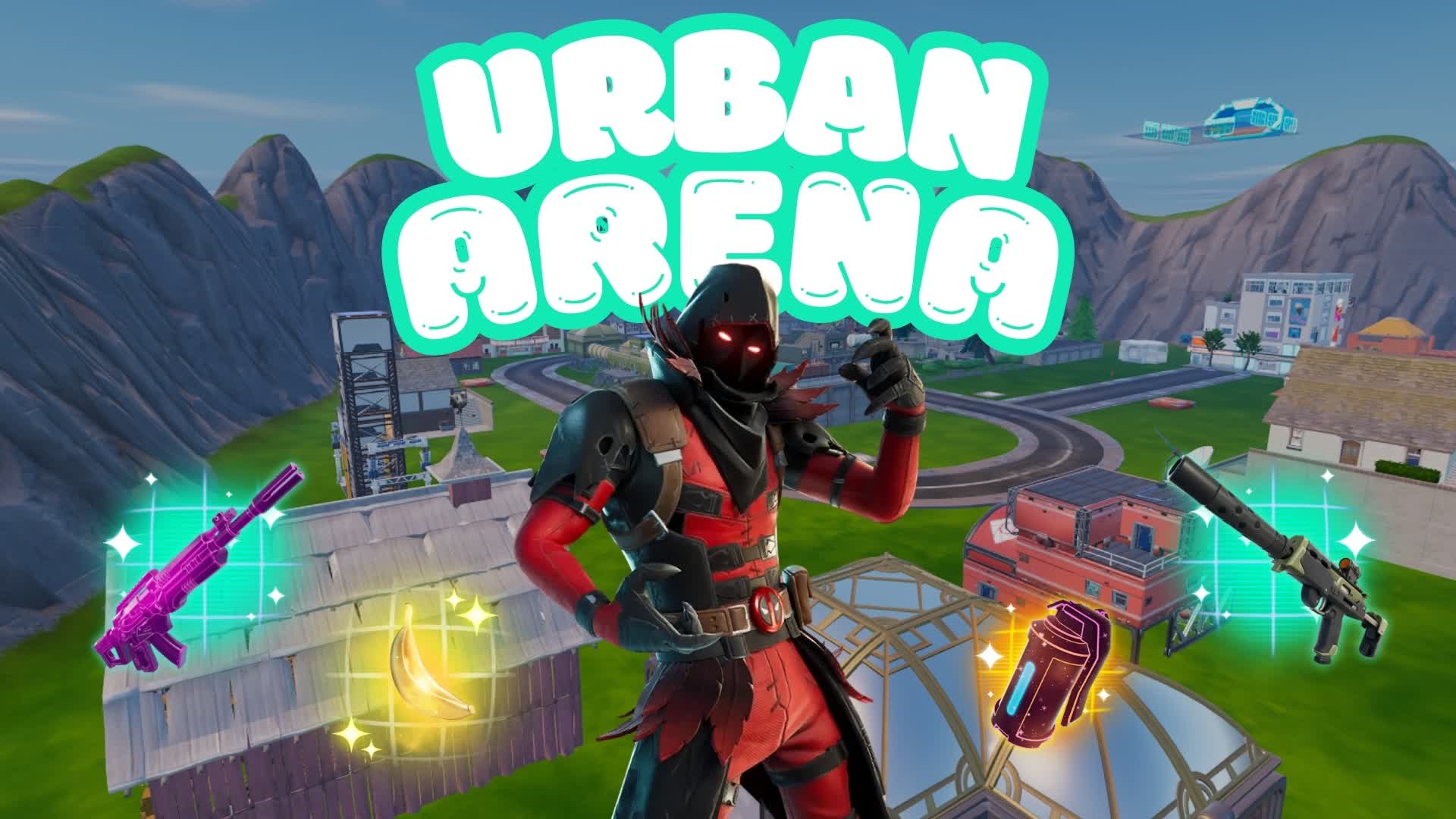 URBAN ARENA 1V1 WITH Every Gun 1665-2253-9889 by deadshot_x - Fortnite
