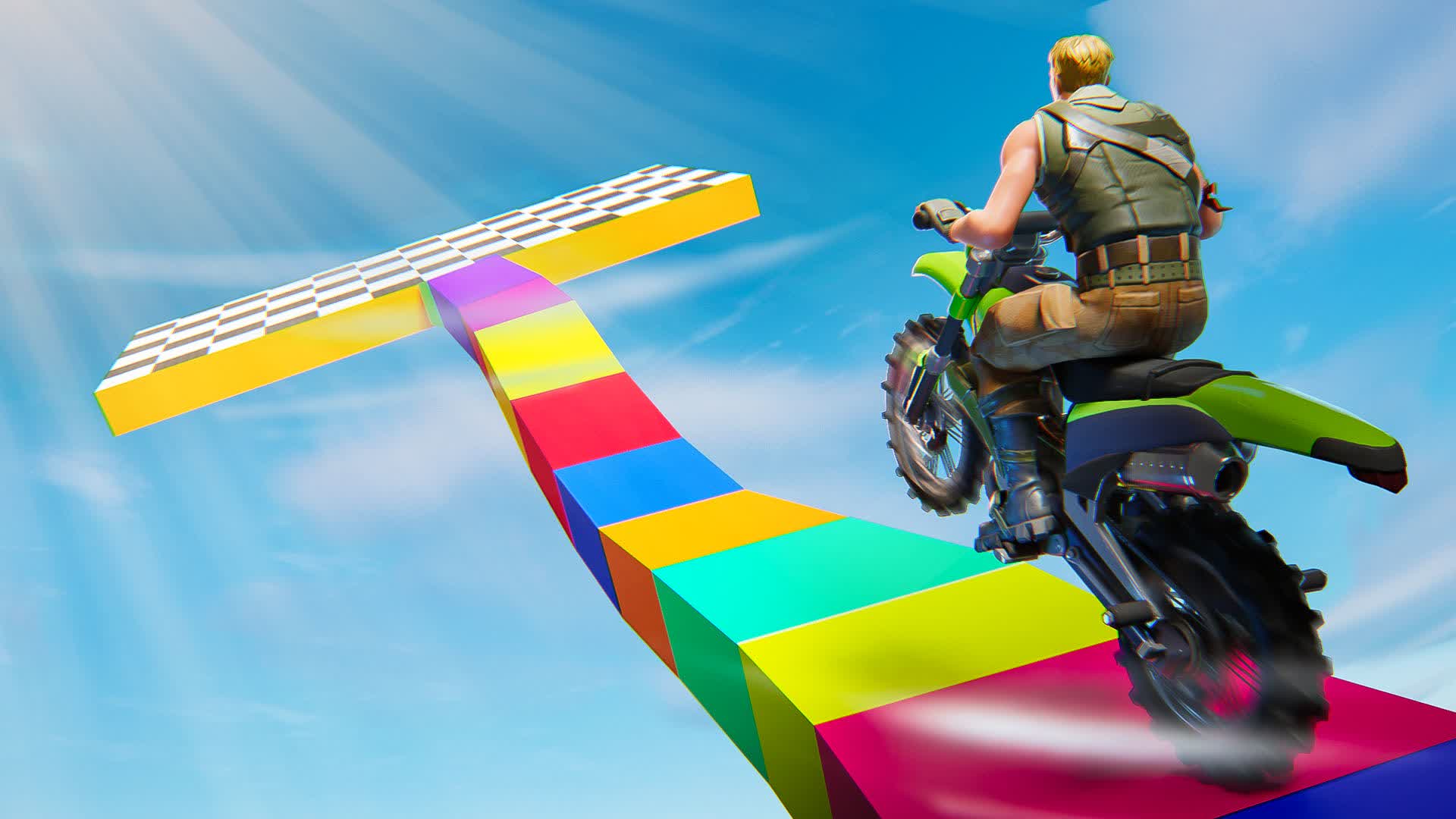 Rainbow Racer 9899-6554-5517 by omnilabs - Fortnite Creative Map Code ...