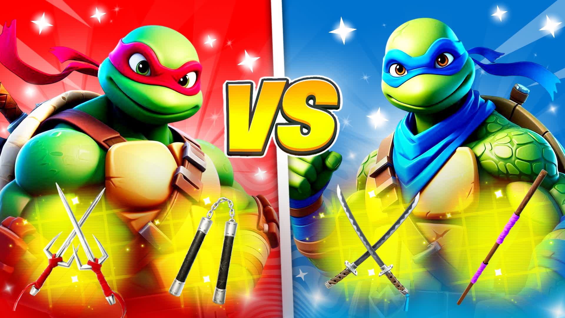 🐢 TURTLES RED VS BLUE 💥 9542-6531-8358 by el3ktromaps - Fortnite ...