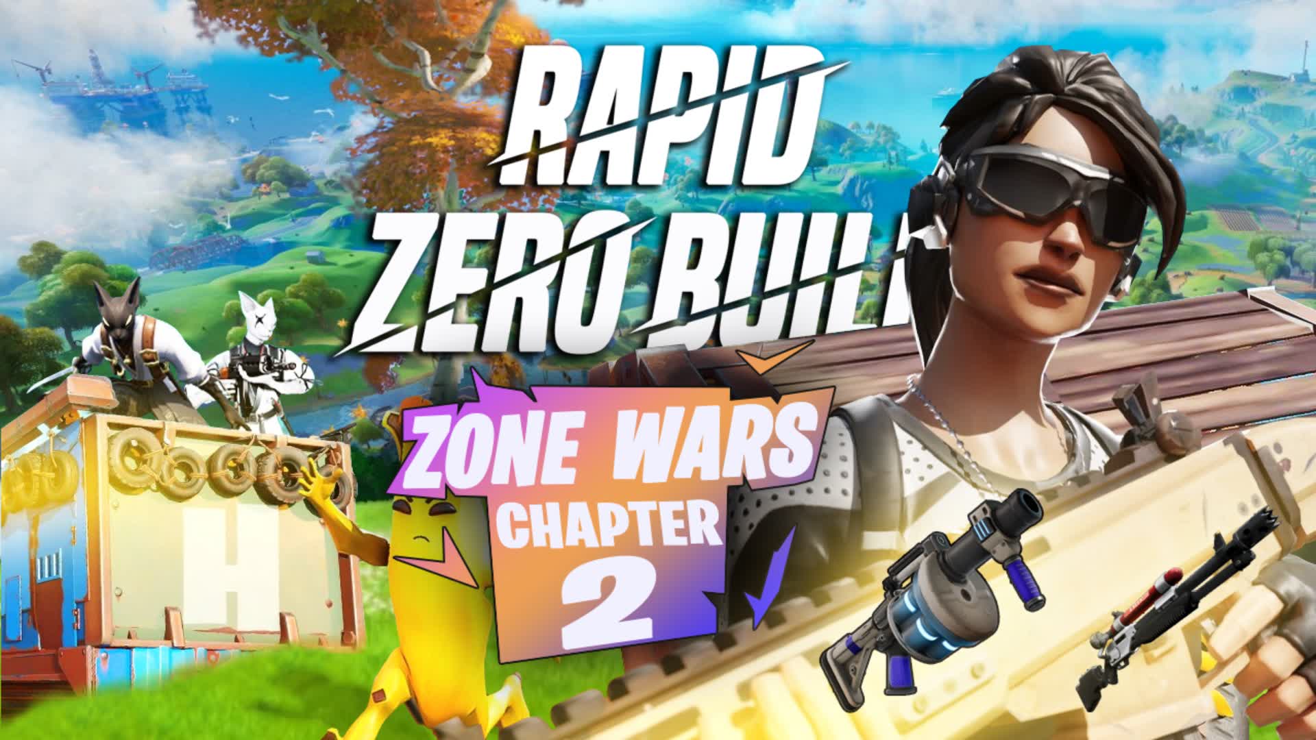 Rapid Zero Build Zonewars 🎯 1203-9447-2587 by z3rg - Fortnite