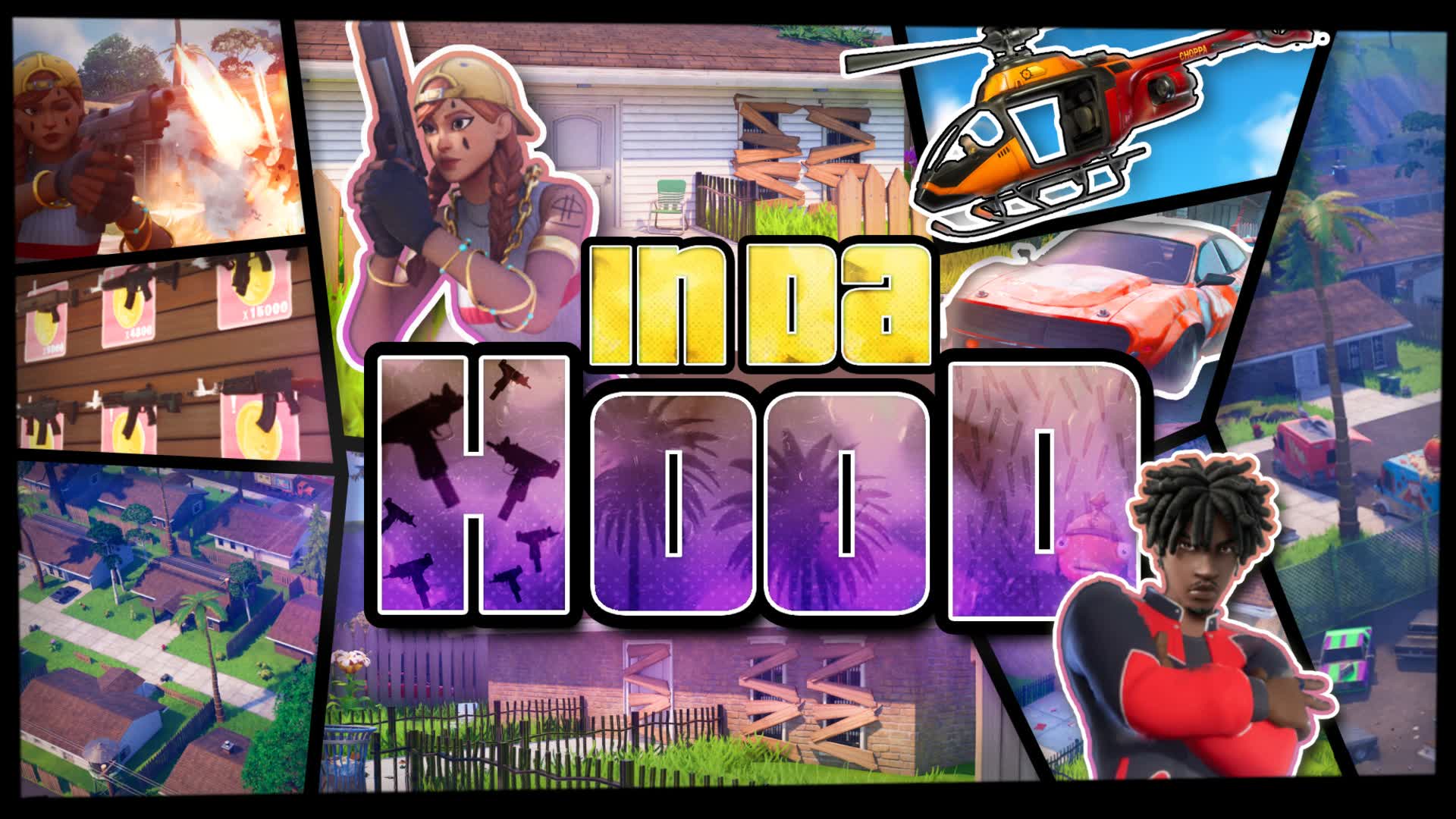 HOOD FIGHT [Zone Wars] 🔫🏚️ 4905-4111-7581 by ninetailgames - Fortnite ...