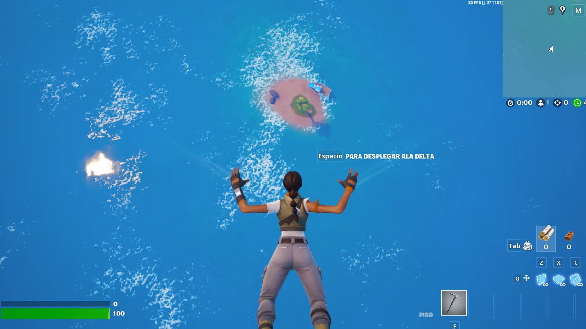جزيرة مع شجرة نخيل 1535-8557-8184 من ابتكار elgatodefn - Fortnite