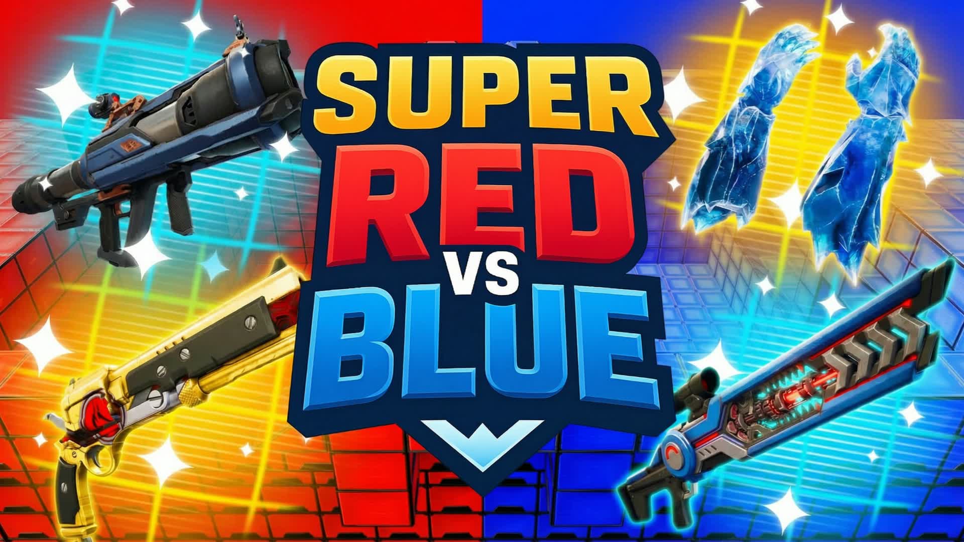 SUPER RED V BLUE 1265-5424-7407 by gxk - Fortnite