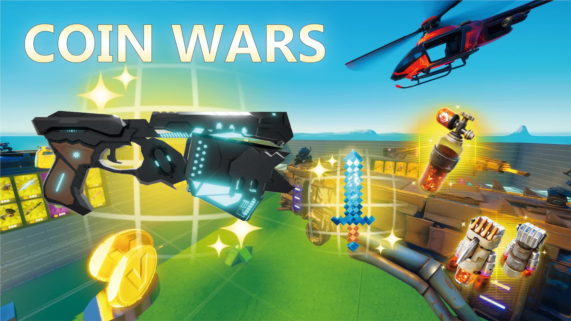 ⭐COIN WARS⭐CUSTOM WEAPONS GUNGAME🔫 5588-7075-3846 by gsd - Fortnite ...