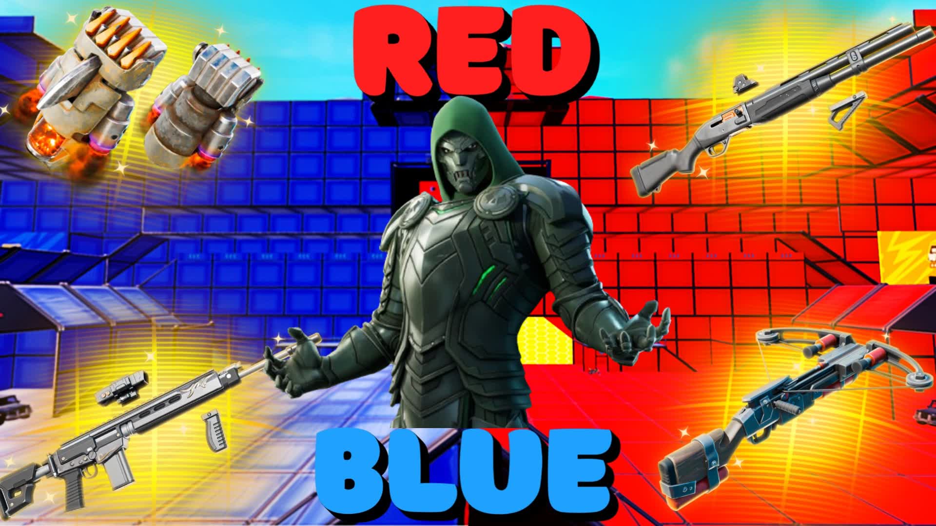 Doom Red vs Blue 🔴🔵 9782-3681-2173 by leelciaa - Fortnite Creative Map ...