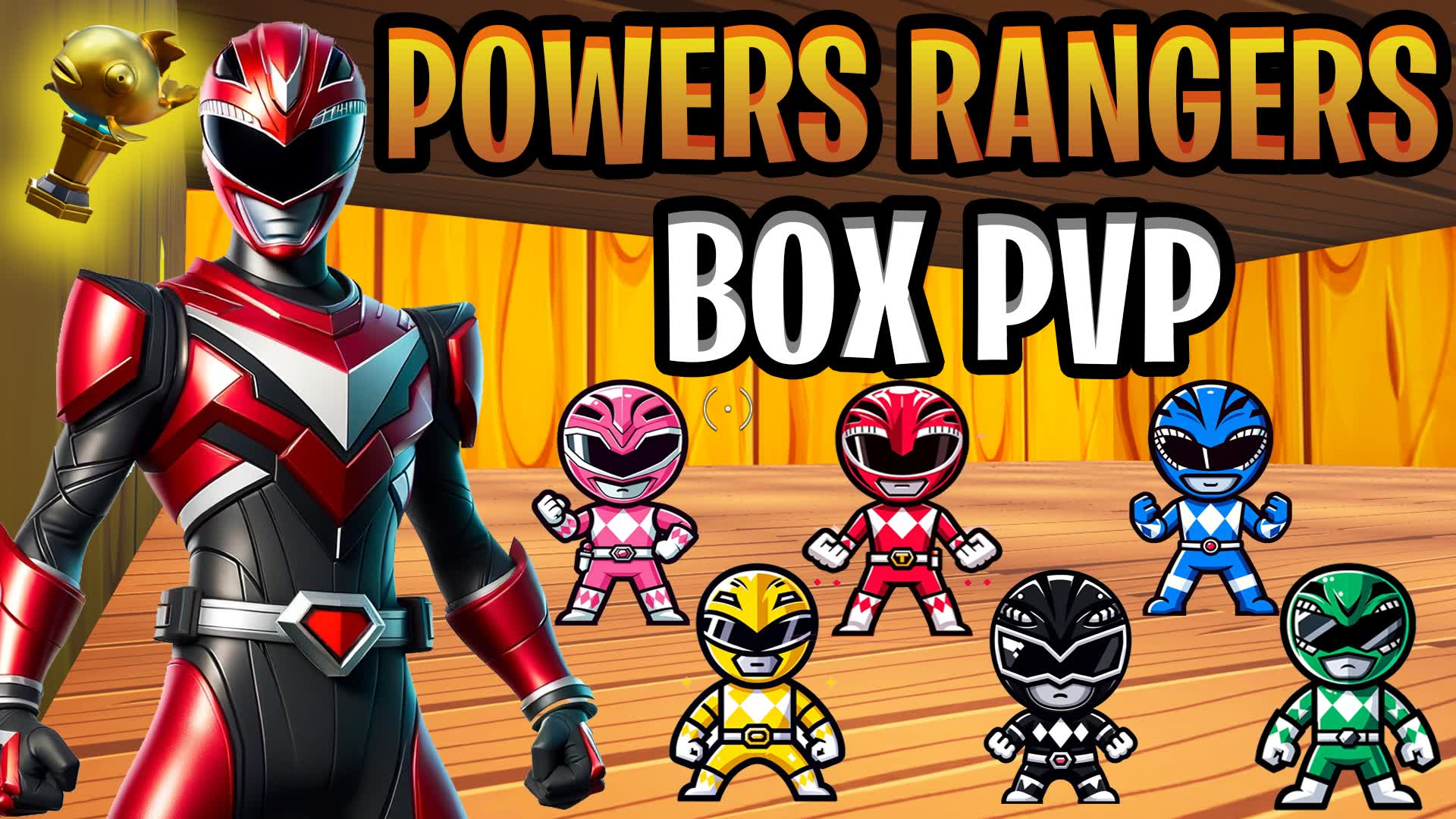 🦸 POWERS RANGERS BOX PVP 📦 9287-6236-3184 من ابتكار yorel - Fortnite