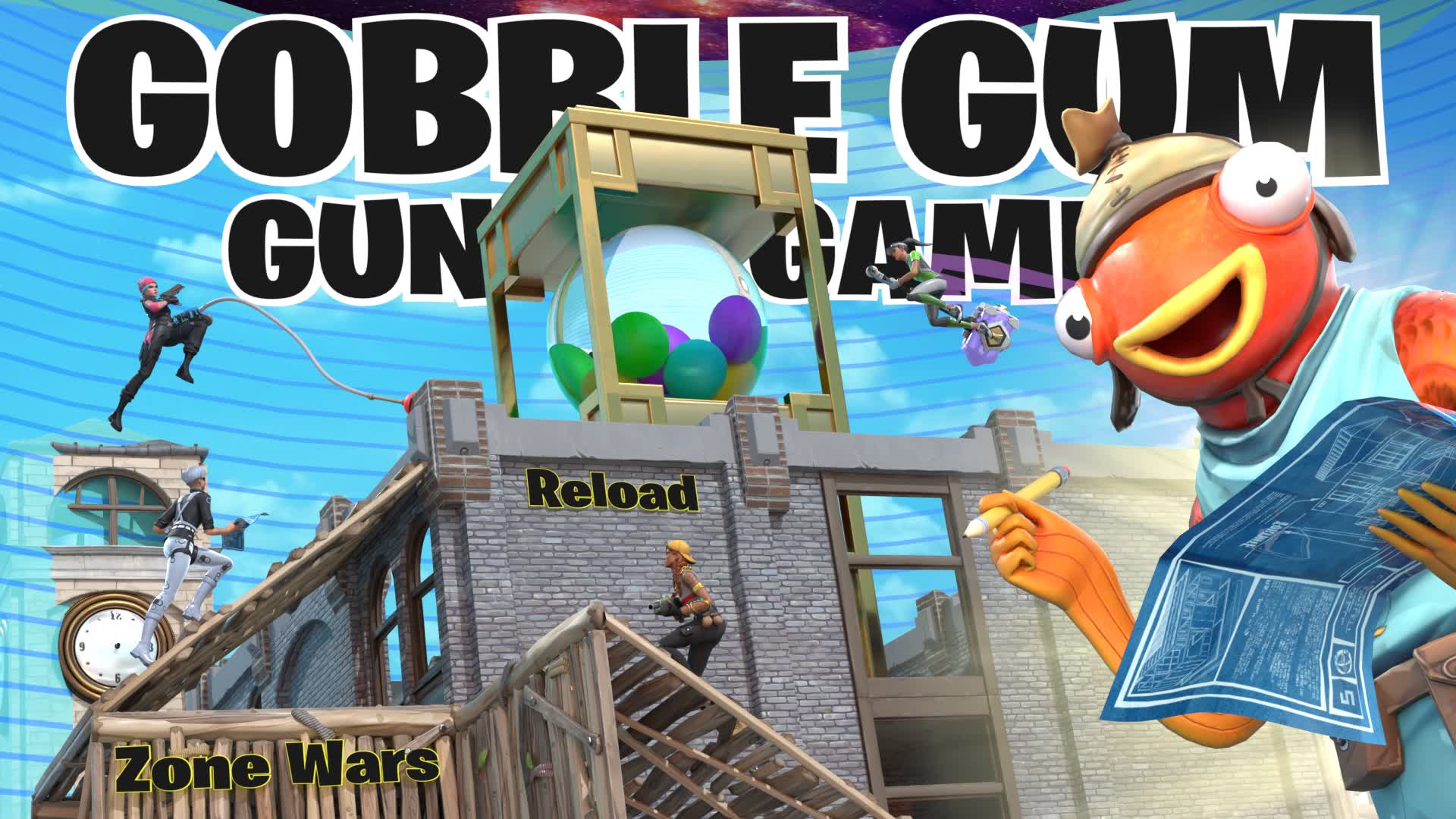 Gobble Gum Gun Game 6742-0242-1590 by bl23 - Fortnite Creative Map Code ...