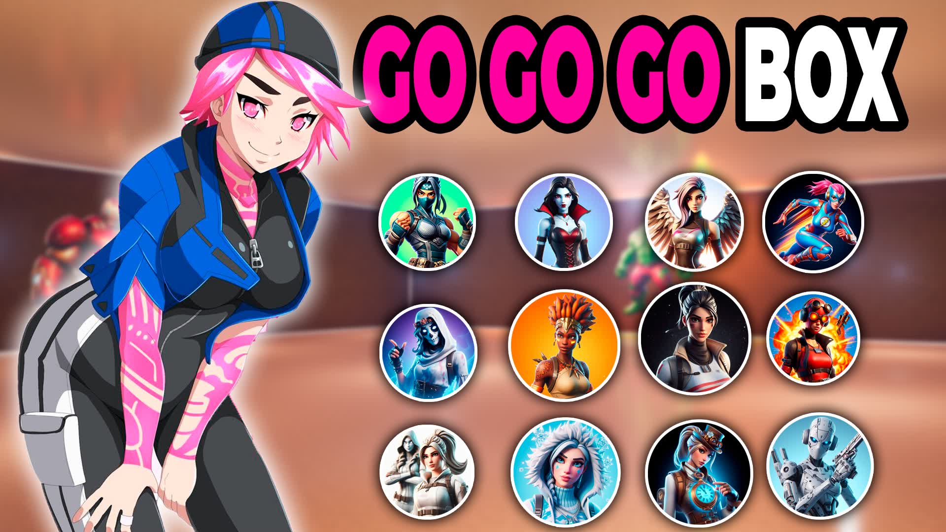 🥵 GO-GO-GO BOX PVP 🥵 0588-6124-7839 by spiker - Fortnite Creative Map ...