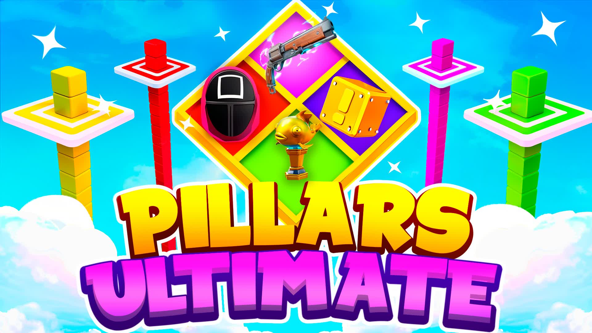 ULTIMATE PILLARS 7028-1233-2550 by pillar - Fortnite Creative Map Code ...