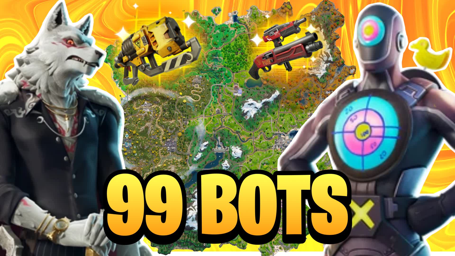 99 BOTS ROYALE 🏆 PIT ALL GUNS (CARS) 9026-5421-5666 by ppgamesstudio - Fortnite Creative Map ...