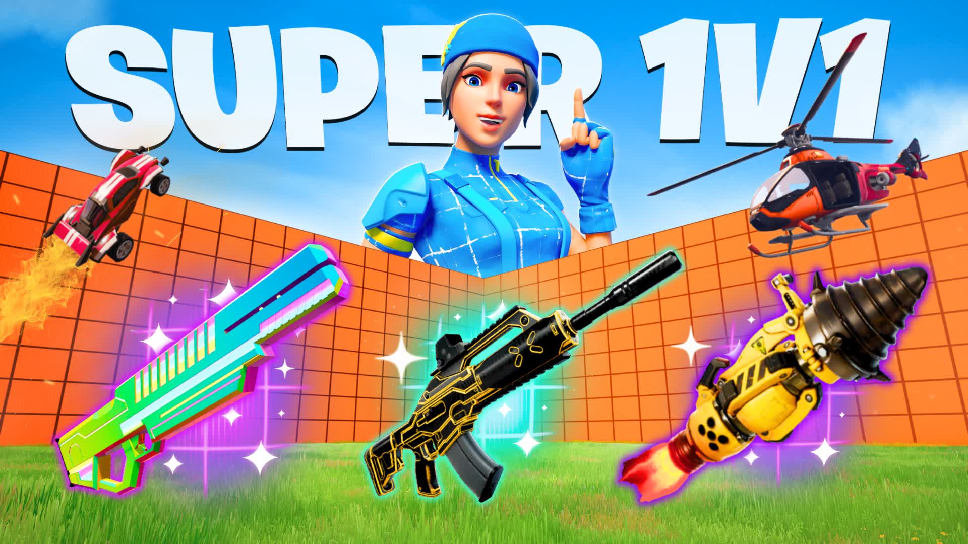 SUPER 1V1 5783-2343-4505 by johnnyblueprint - Fortnite Creative Map Code - Fortnite.GG