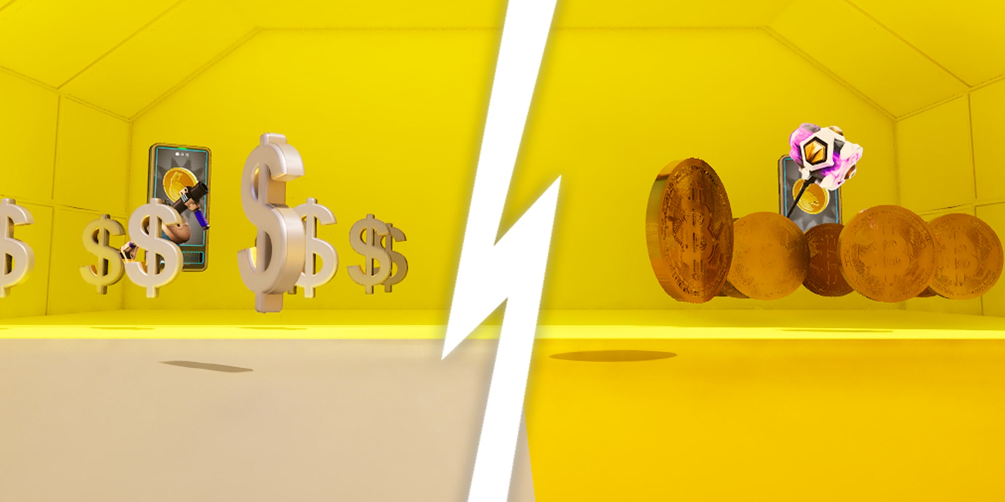 💰DOLLAR VS BITCOIN 7798-5886-8459 by sayben - Fortnite Creative Map ...