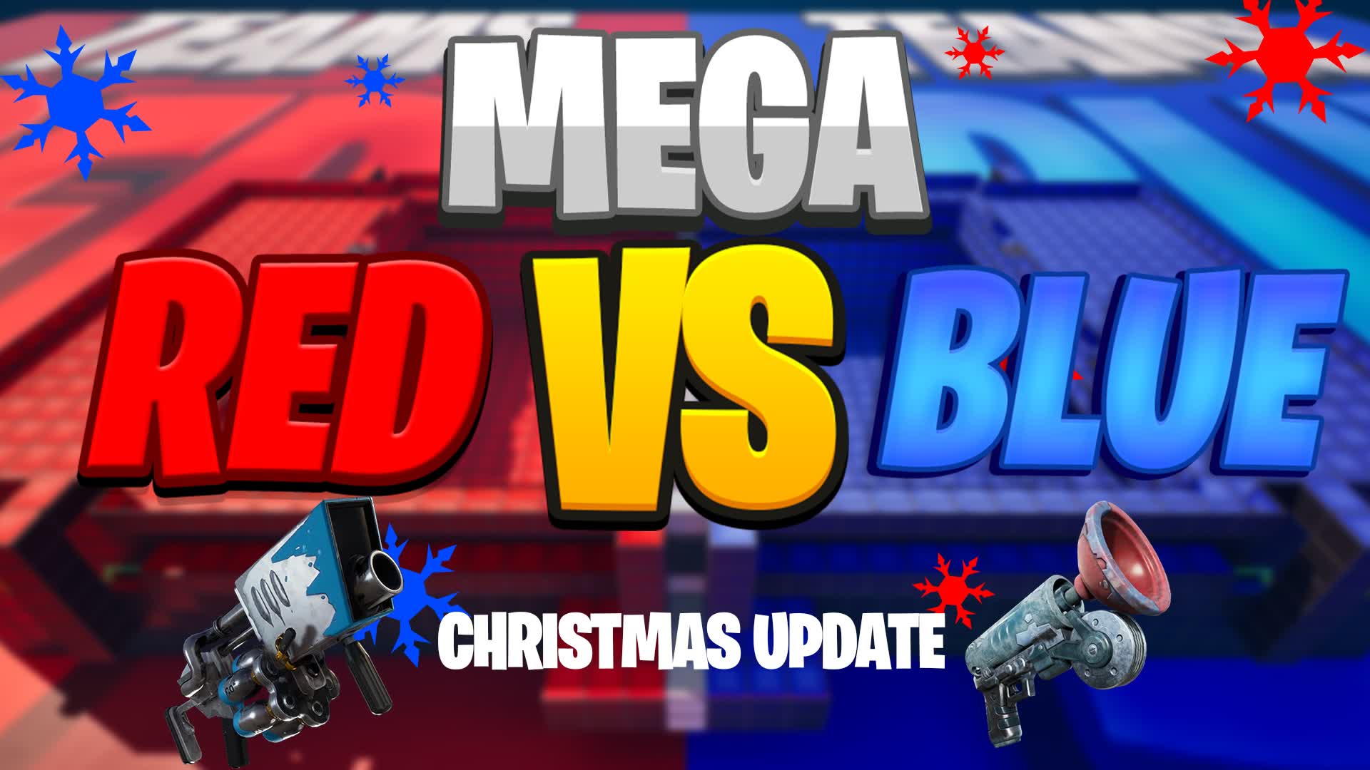 🔥MEGA RED vs BLUE👑 5244-9290-2915 by zetx - Fortnite Creative Map Code - Fortnite.GG