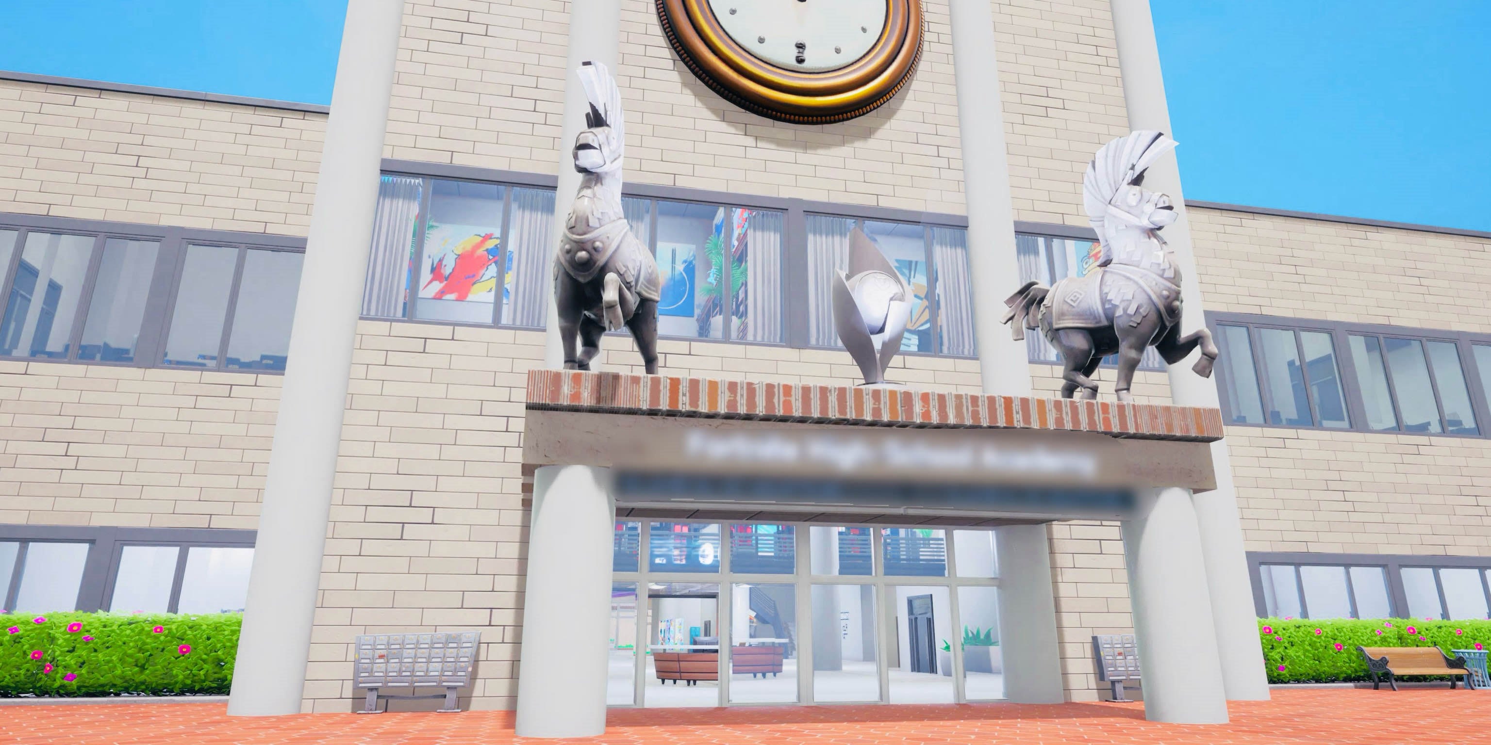 🏫High-School Role Play🚌 5420-1807-9483 by sisibuilds - Fortnite ...