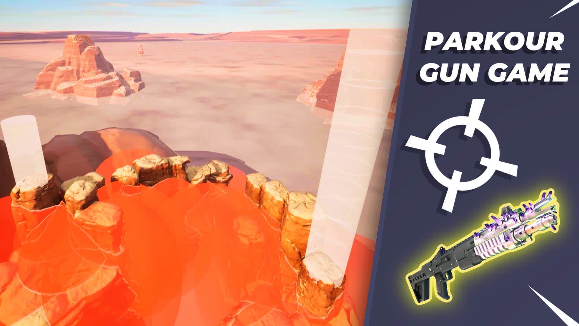 Parkour Gun Game 8121-2974-1321 by logiebear - Fortnite Creative Map ...