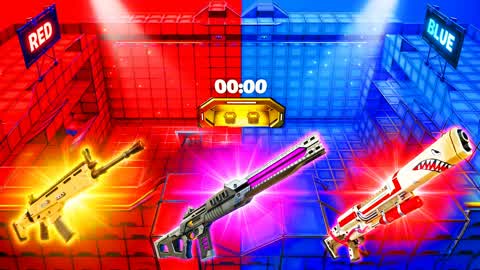 ALL WEAPONS TEAM VS TEAM rvb 🔫 2568-5001-1604 di rvb1 - Fortnite